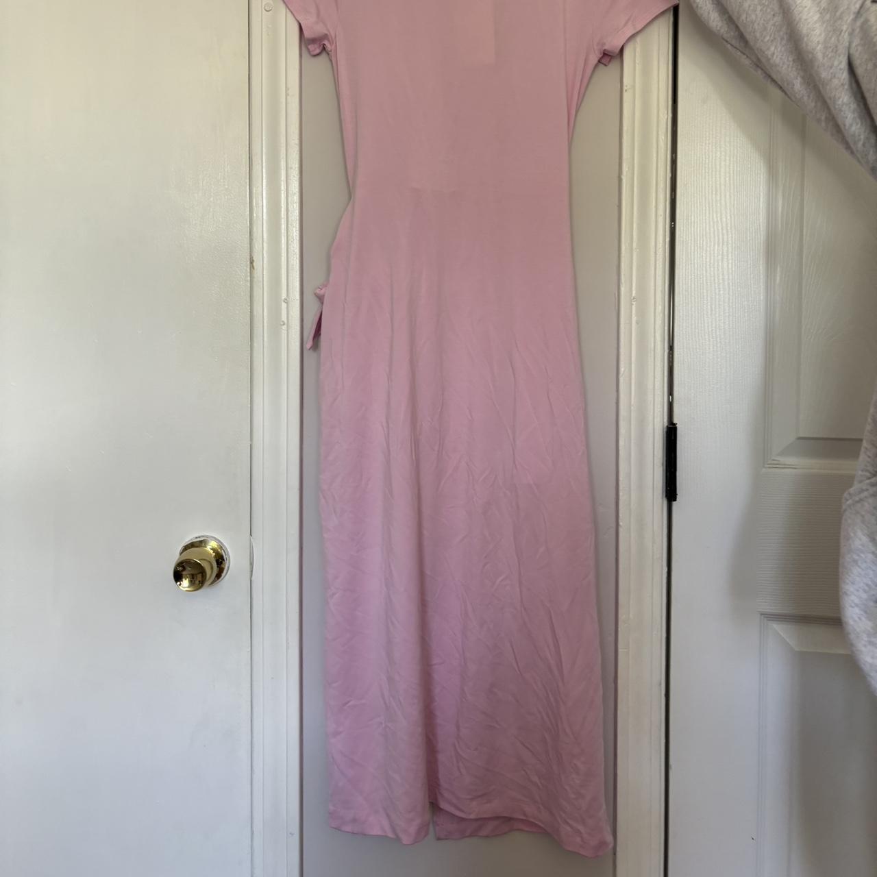 Long pink crossover dress - Target Brand new with... - Depop