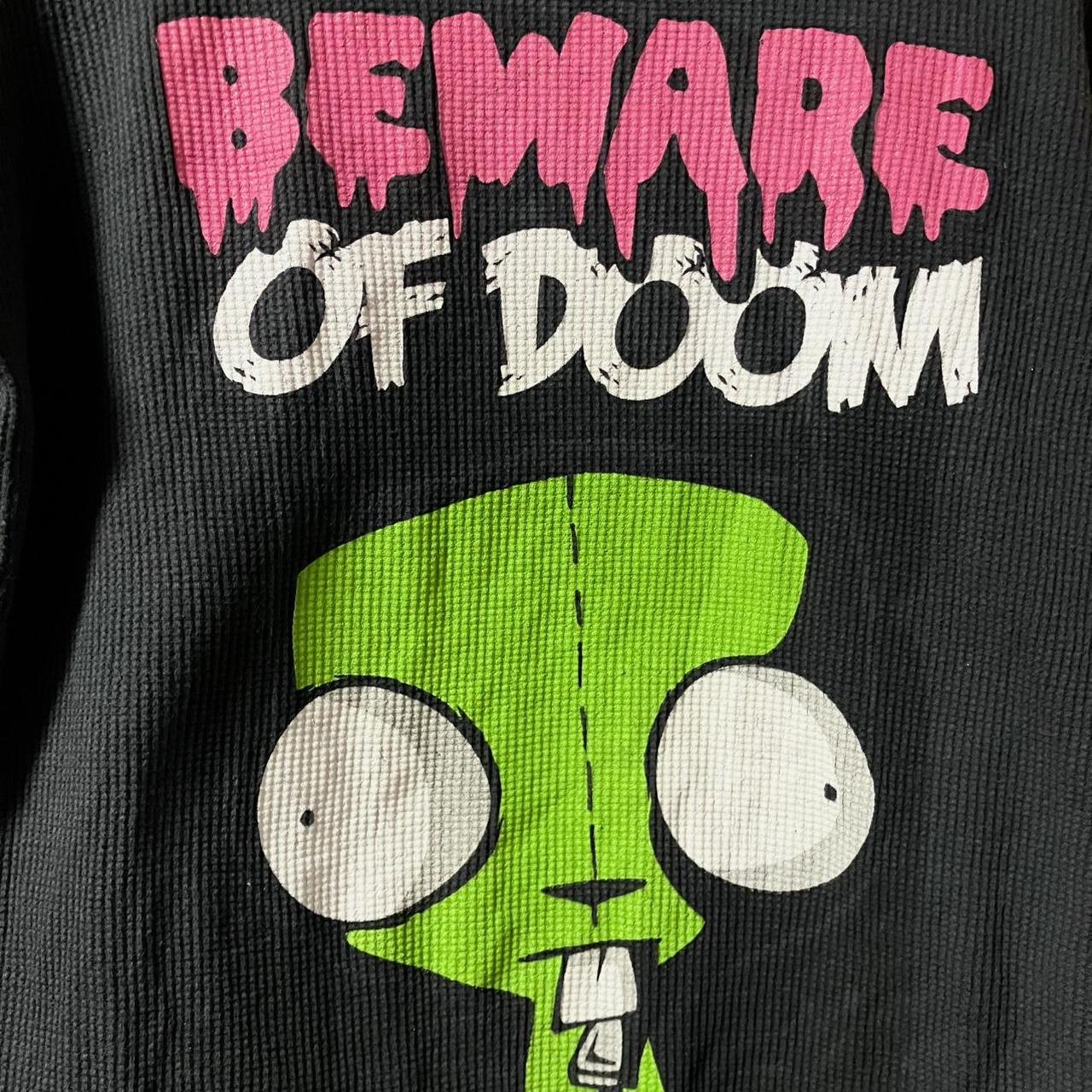 Vintage y2k Invader Zim long sleeve thermal! “Beware... | Depop