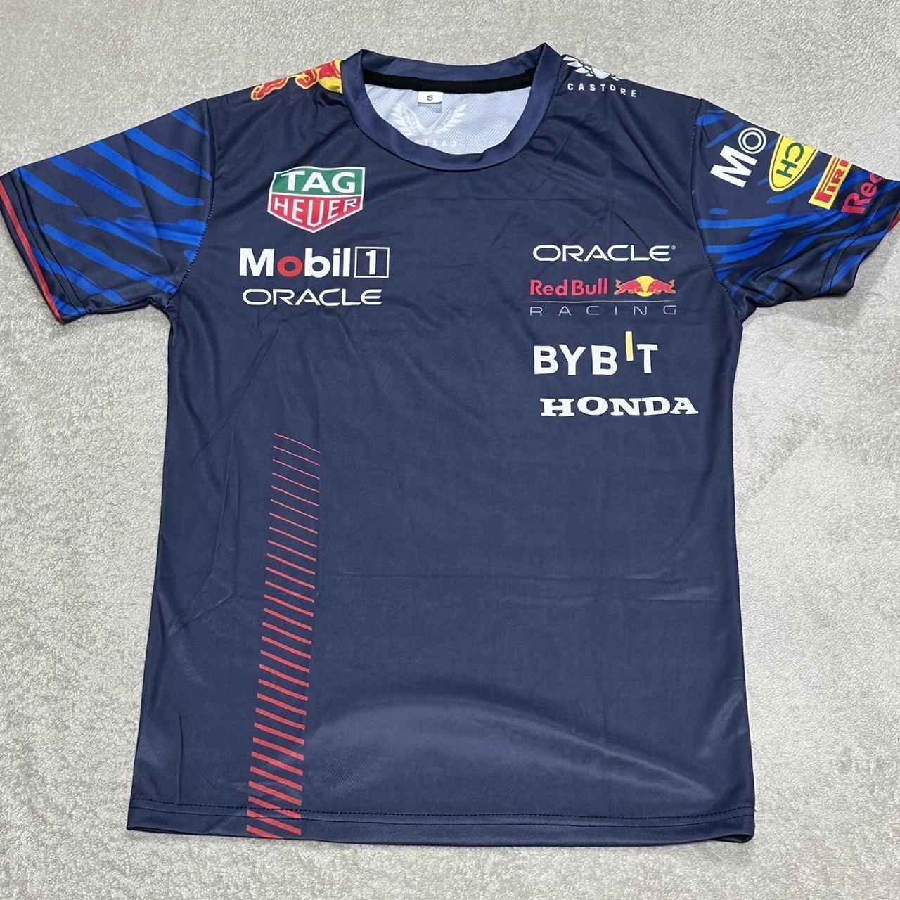 Oracle Red Bull Racing Jersey Shirt Castor T-Shirt... | Depop
