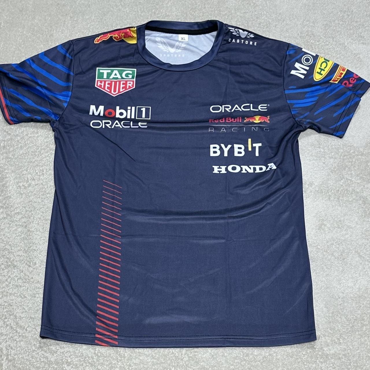 Oracle Red Bull Racing Jersey Shirt Castor T-Shirt... | Depop
