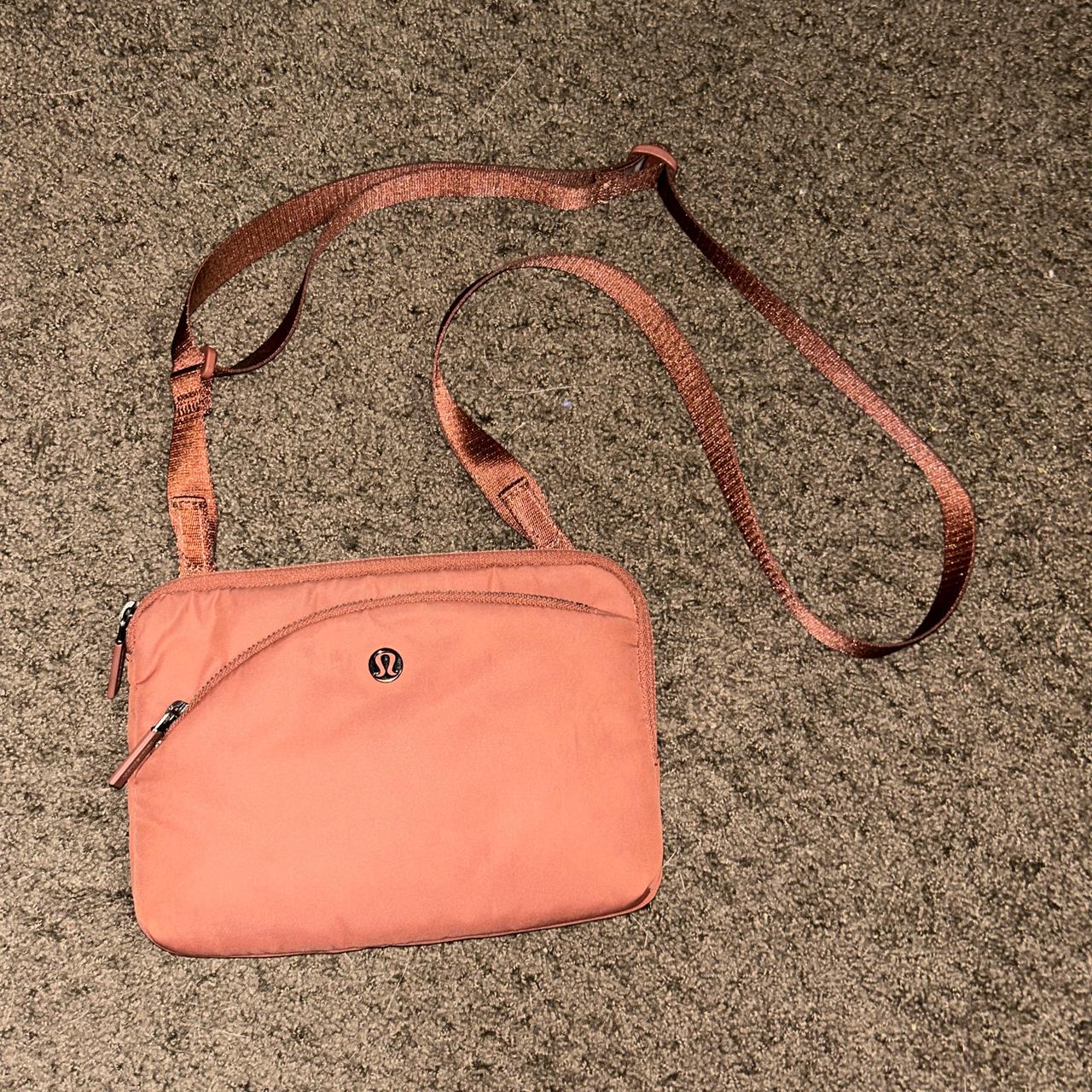 Maroon lululemon purse - Depop