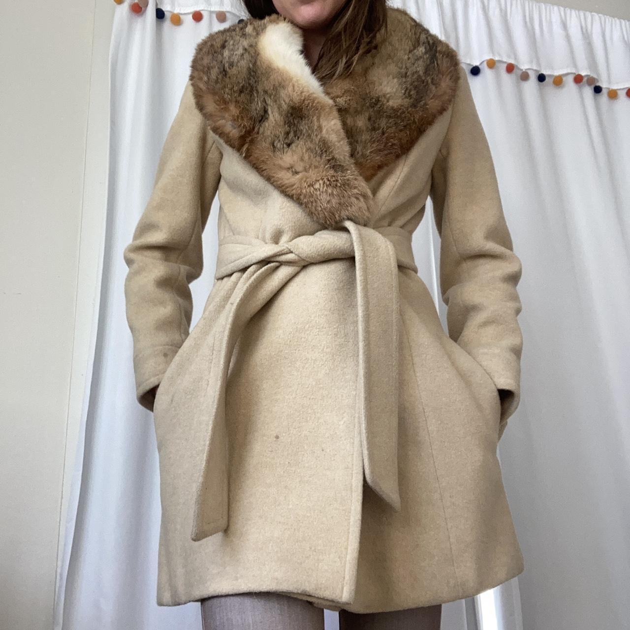 Women's Tan Coat | Depop