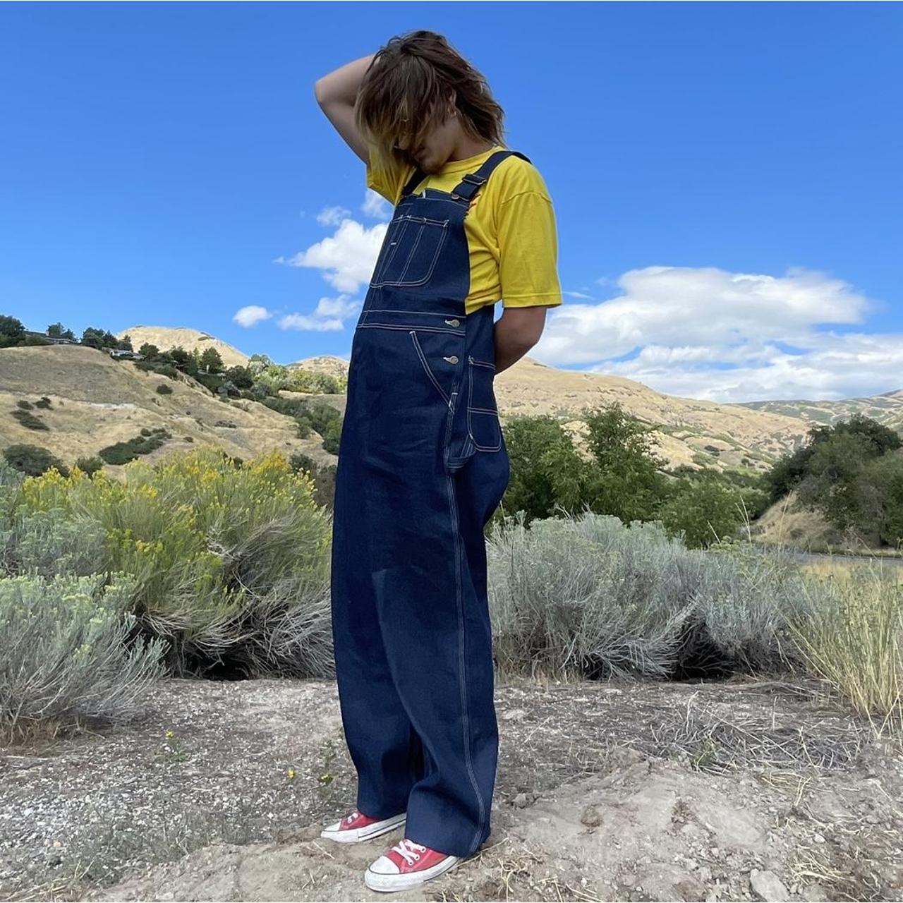 Union Made in the USA Dark Denim Mens Overalls 🐑... - Depop