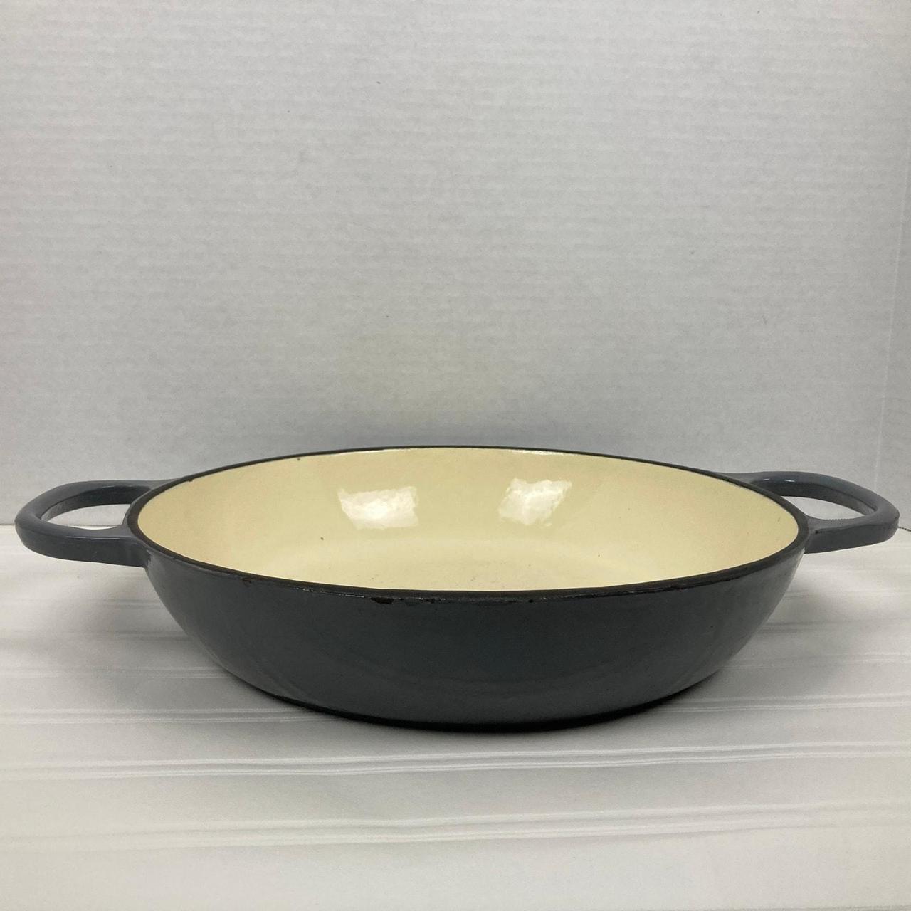Gray Braiser Pot Cast Iron 12'' Pan Skillet 3 QT NO... | Depop