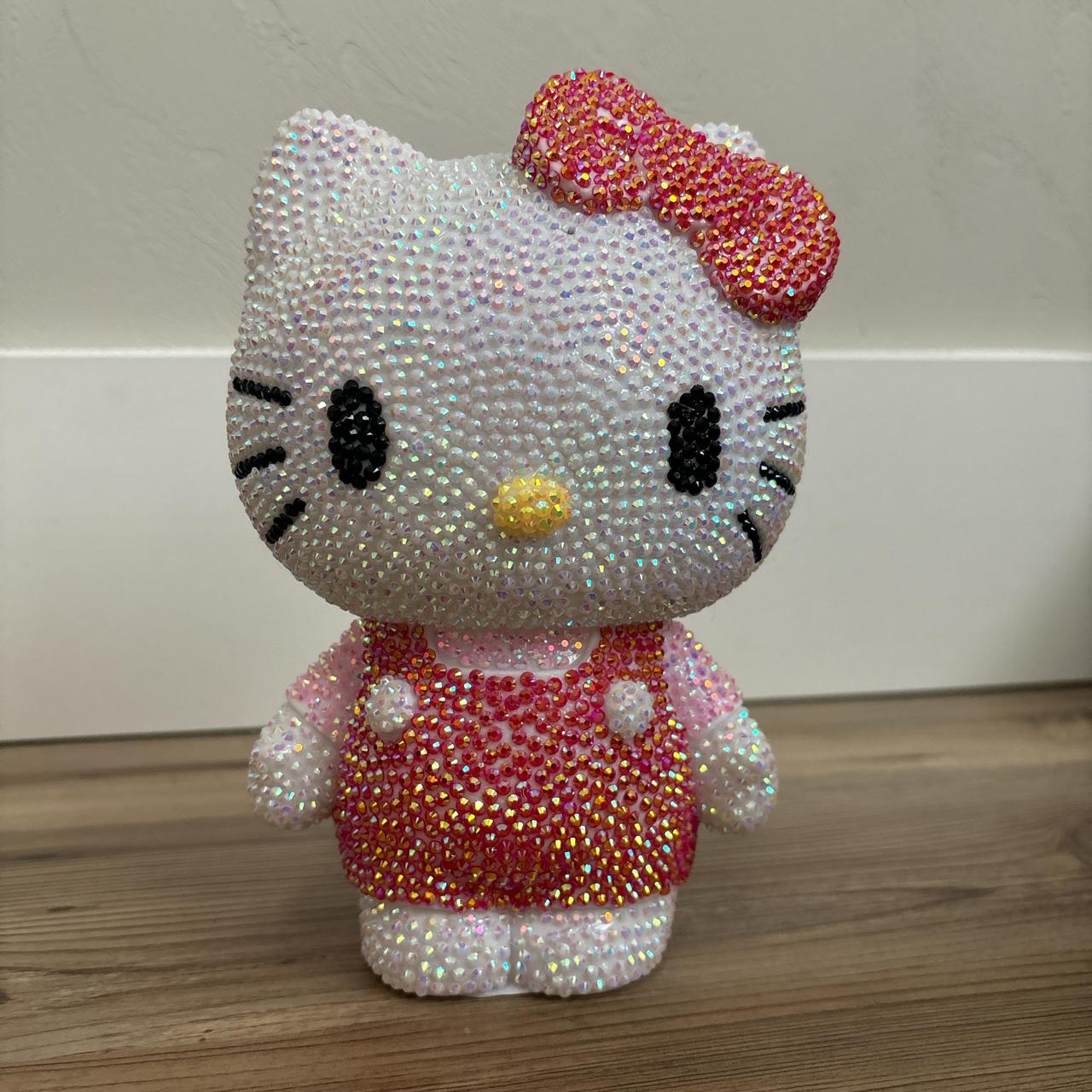 Fully bedazzled hello kitty piggy bank every... - Depop