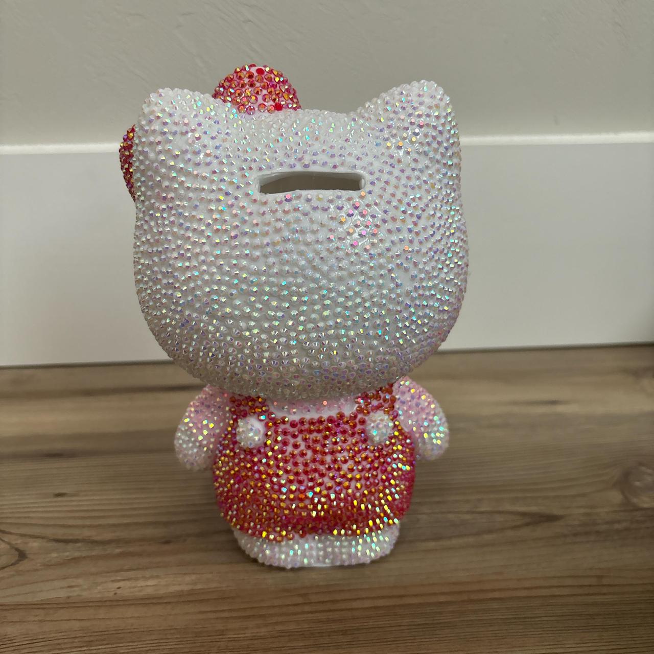 Fully bedazzled hello kitty piggy bank every... - Depop