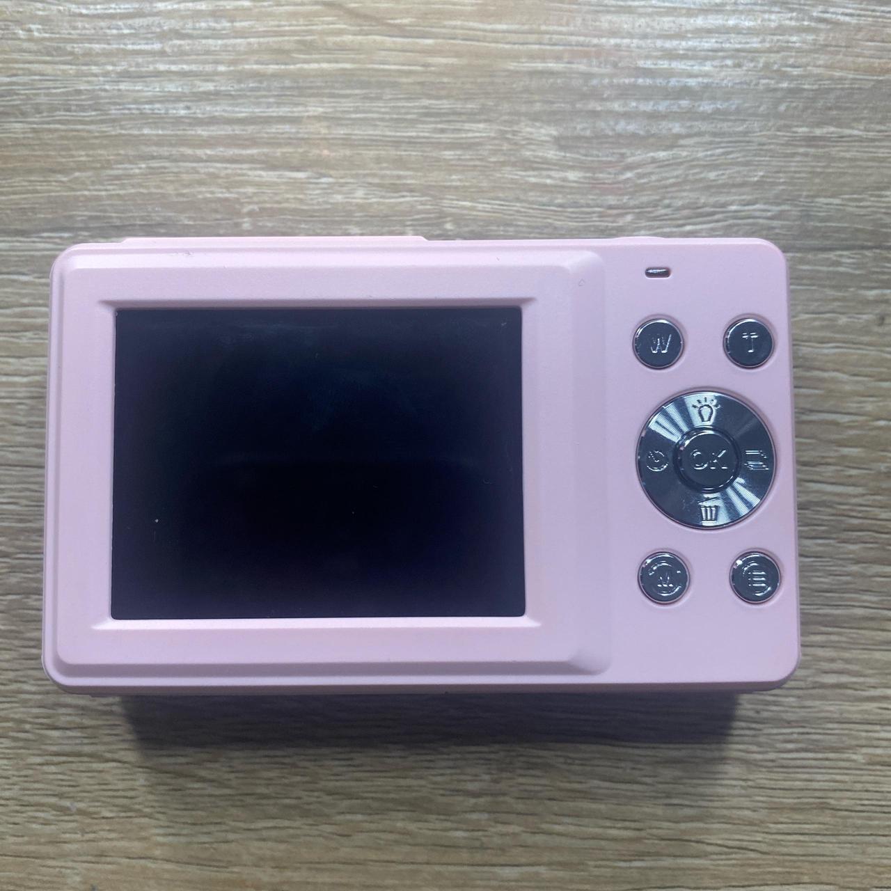 digital pink camera - sd card and battery needs to... - Depop