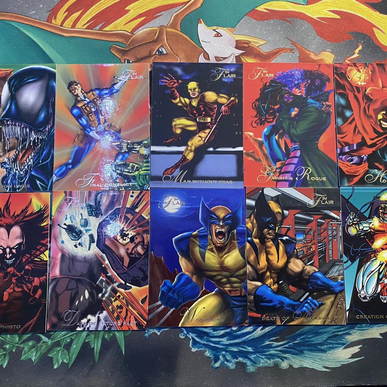 Flair Marvel Comics 90s trading cards - 10 cards... - Depop