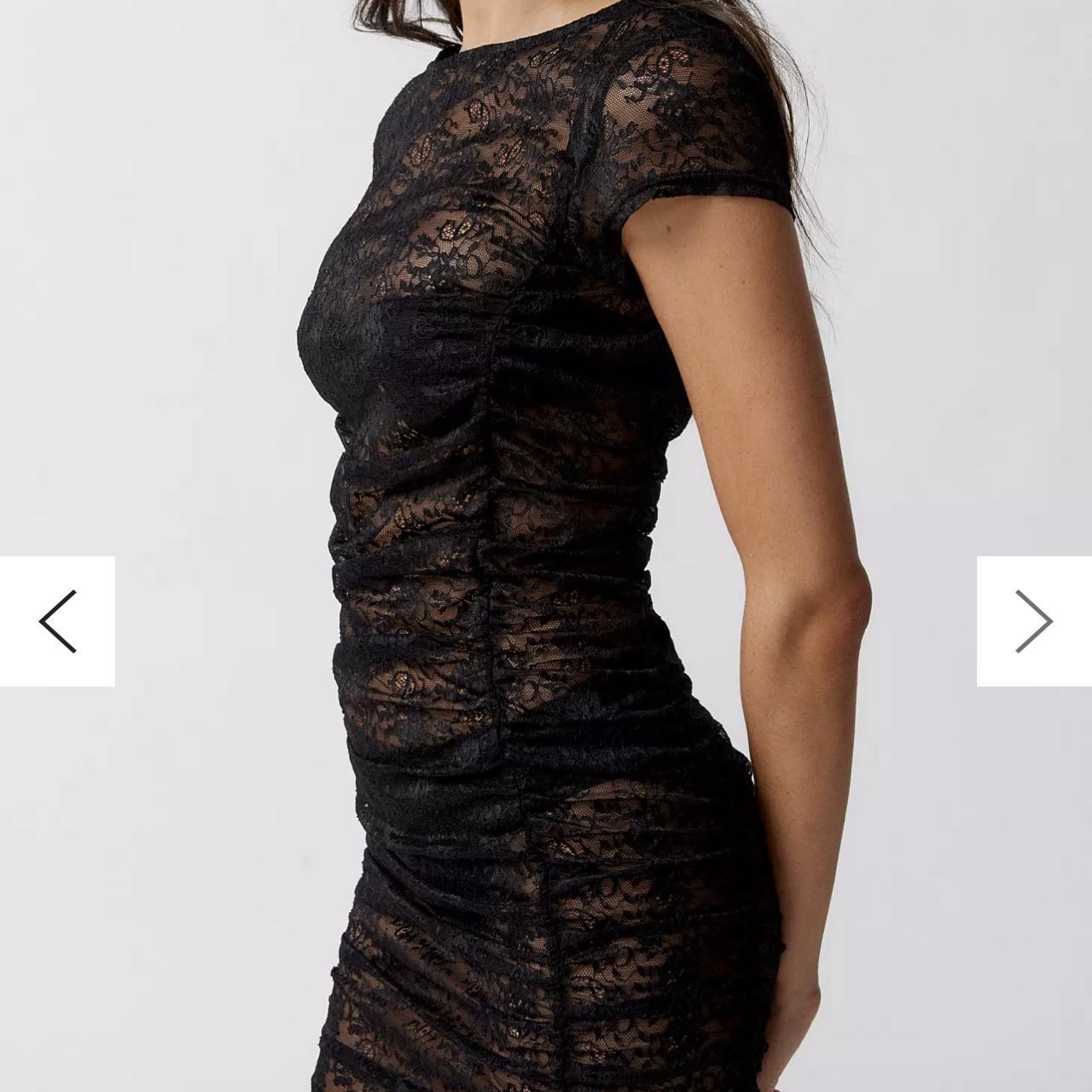 Lioness Beguile Sheer lace mini dress - Depop