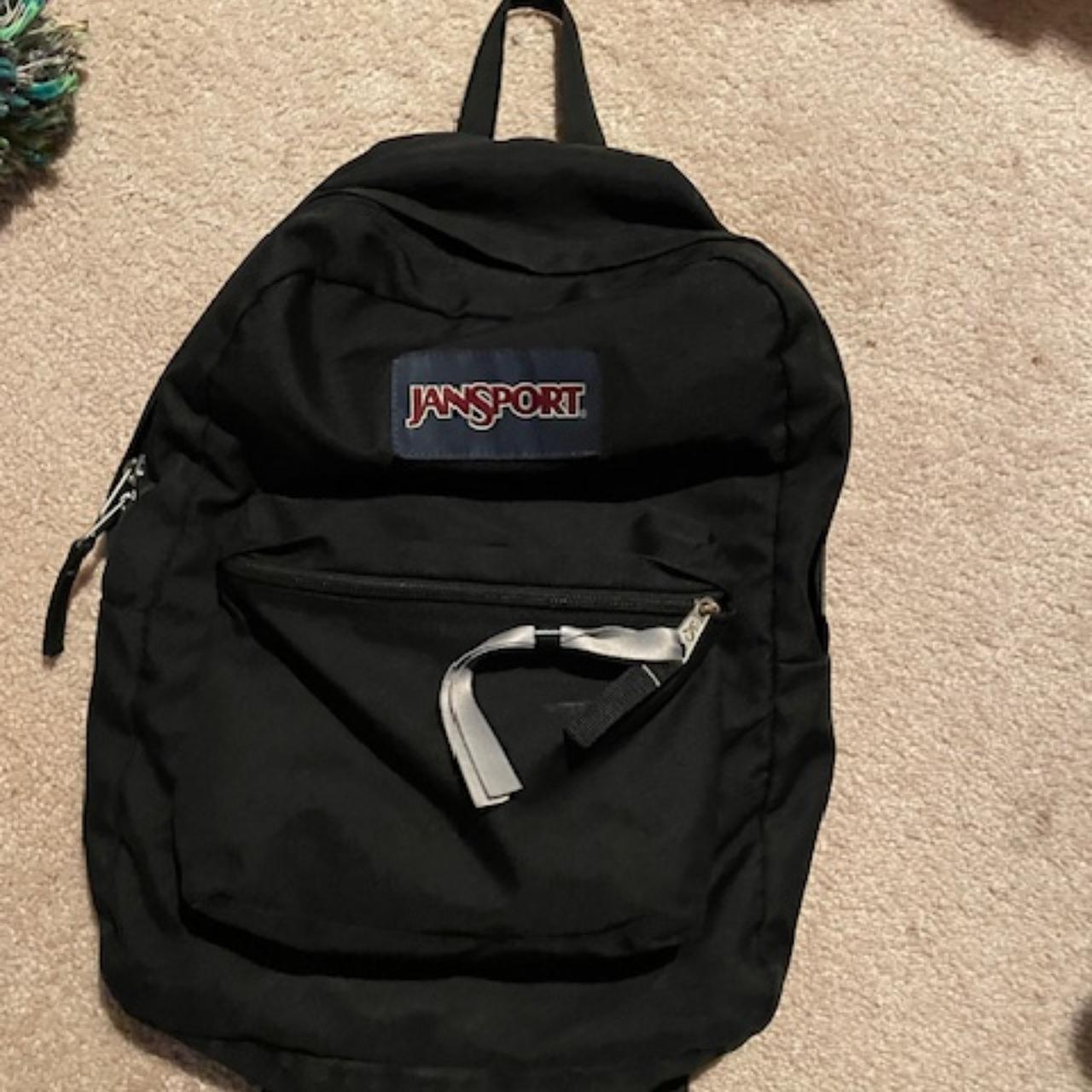 black jansport backpack - Depop