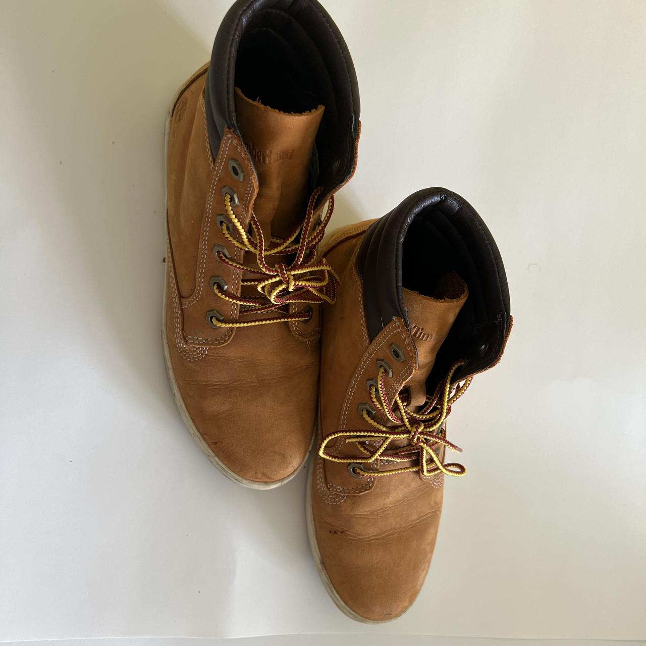 Timberland high top sneakers , woman's size 8... - Depop