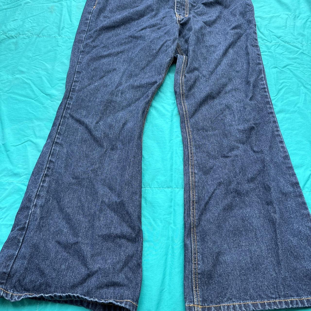 Y2K Route 66 Low Rise Denim Jeans 14 Short s Flare - Depop