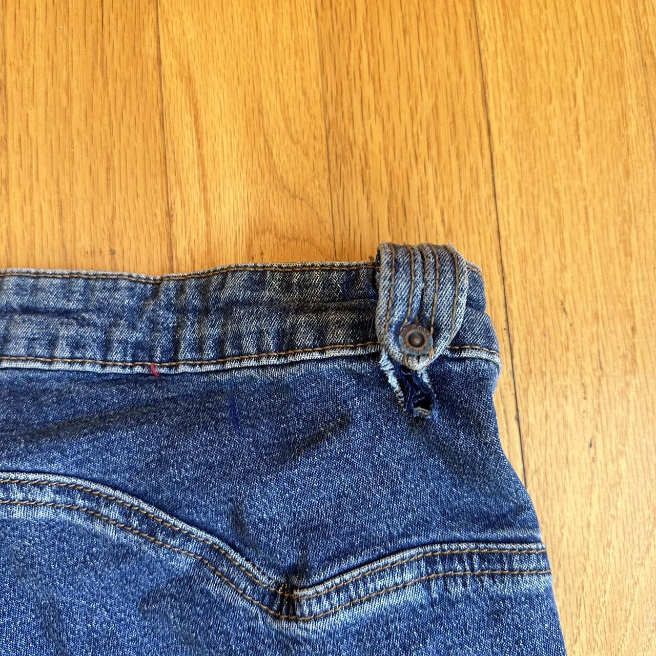 Vintage mossimo lace up fly jeans. Tag says size 11,... - Depop