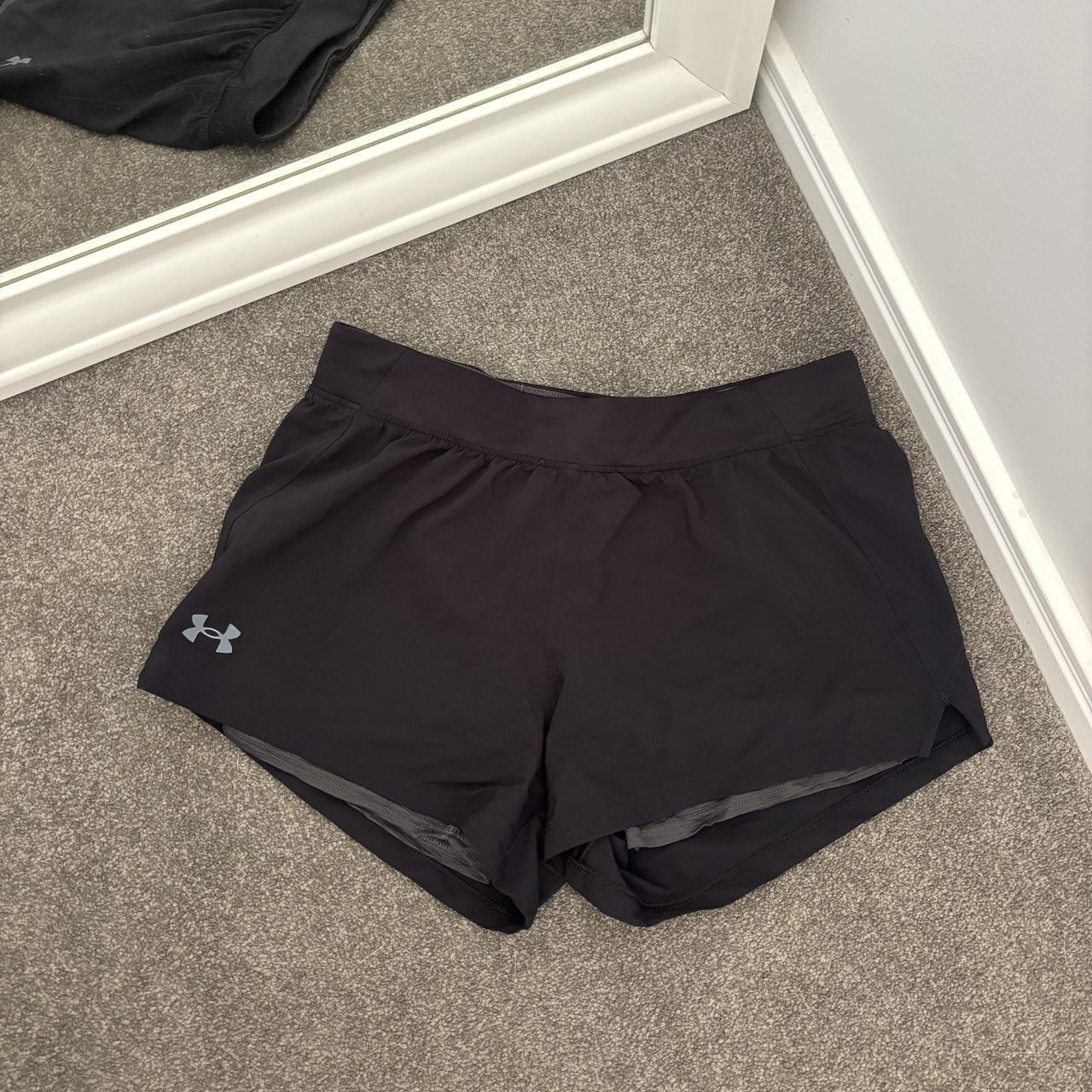 Size small/8 women’s black Under Armour shorts In... | Depop