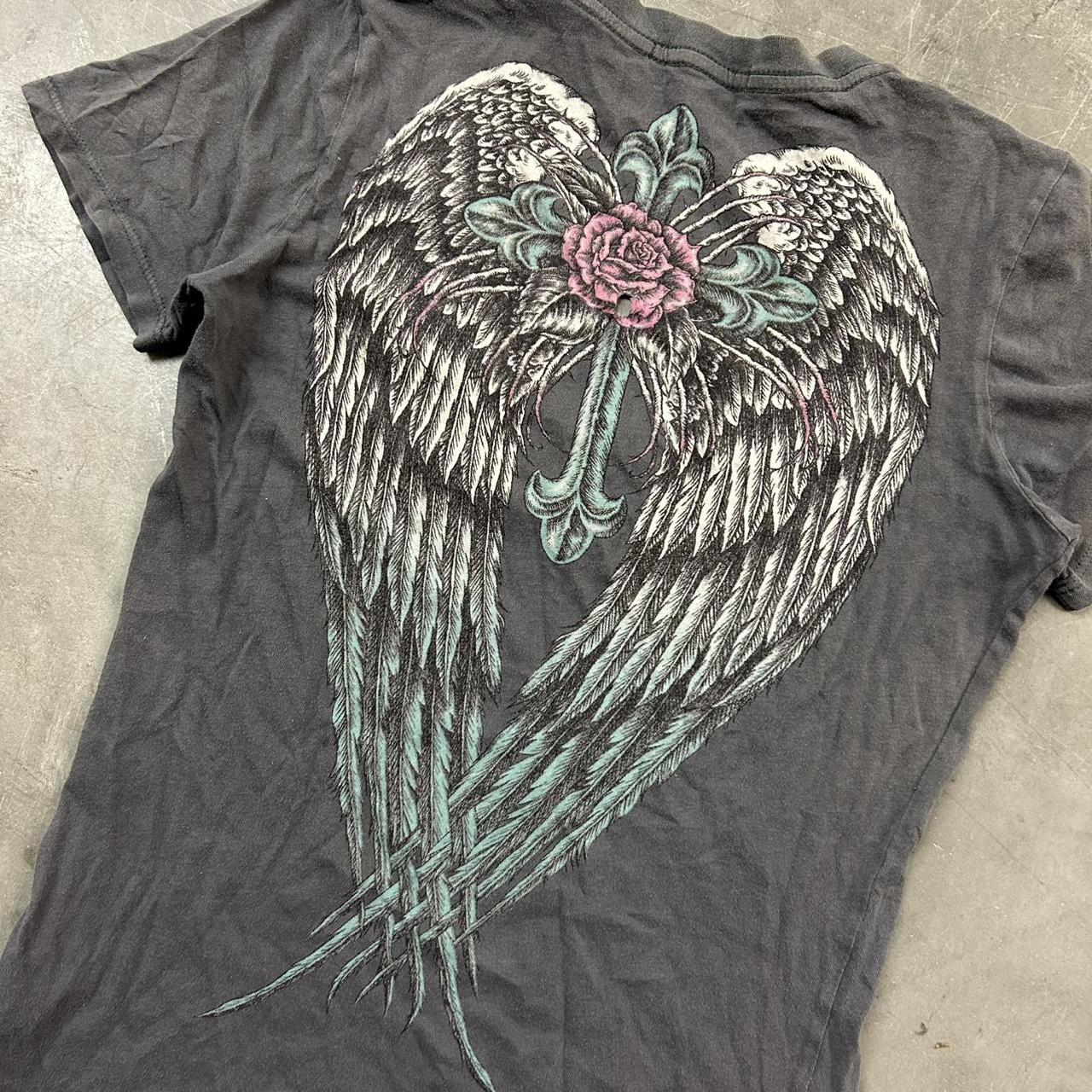 Vintage Y2K/2000s Brad Butter Affliction Grunge... | Depop