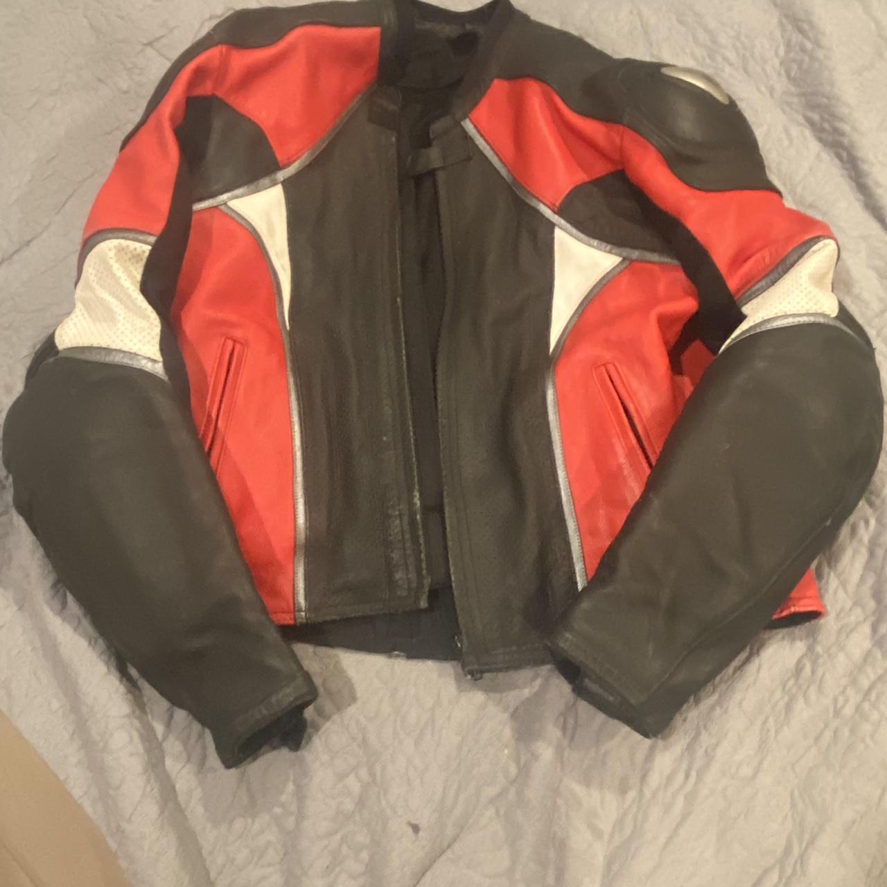 Frank Thomas motorcycle jacket vintage - Depop