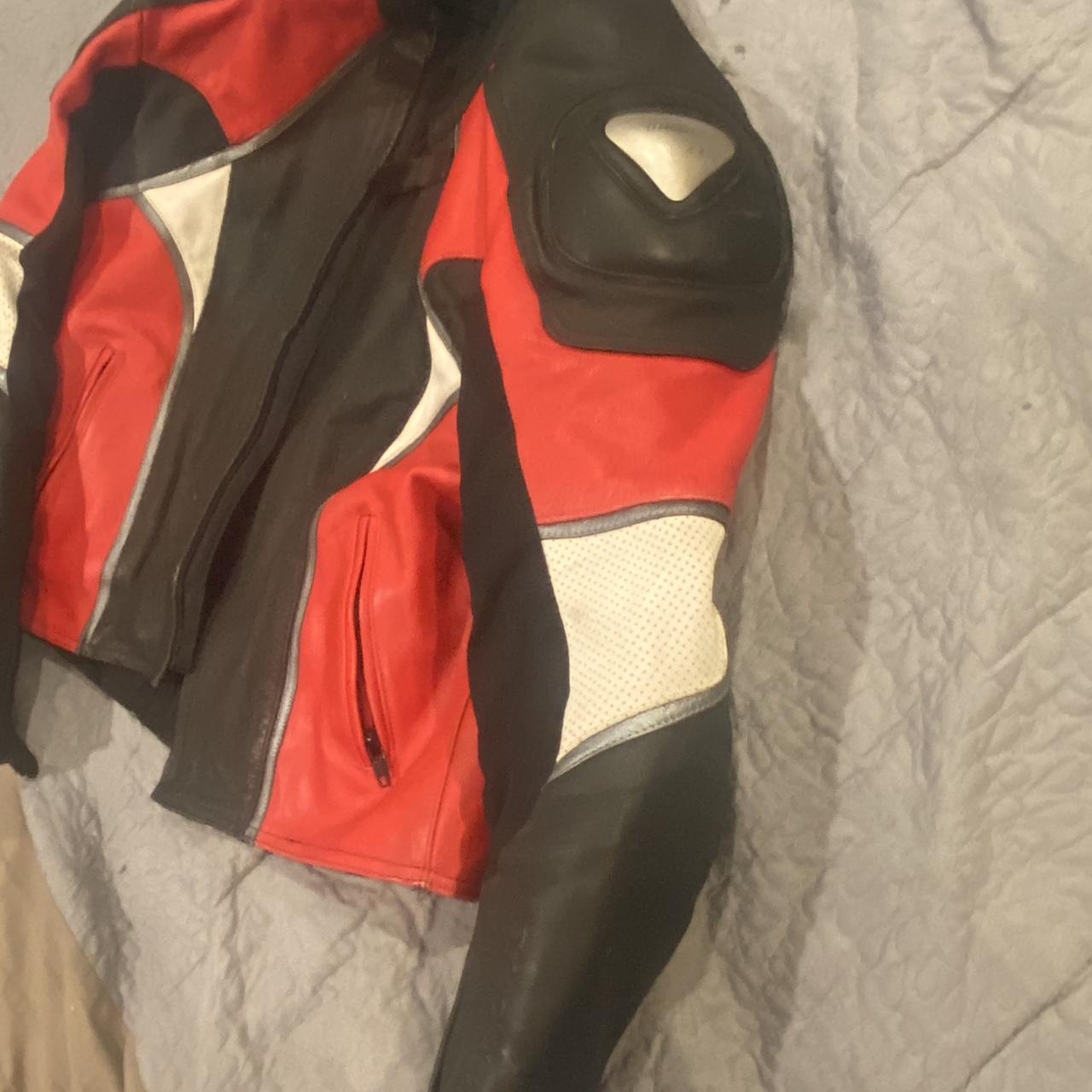 Frank Thomas motorcycle jacket vintage - Depop
