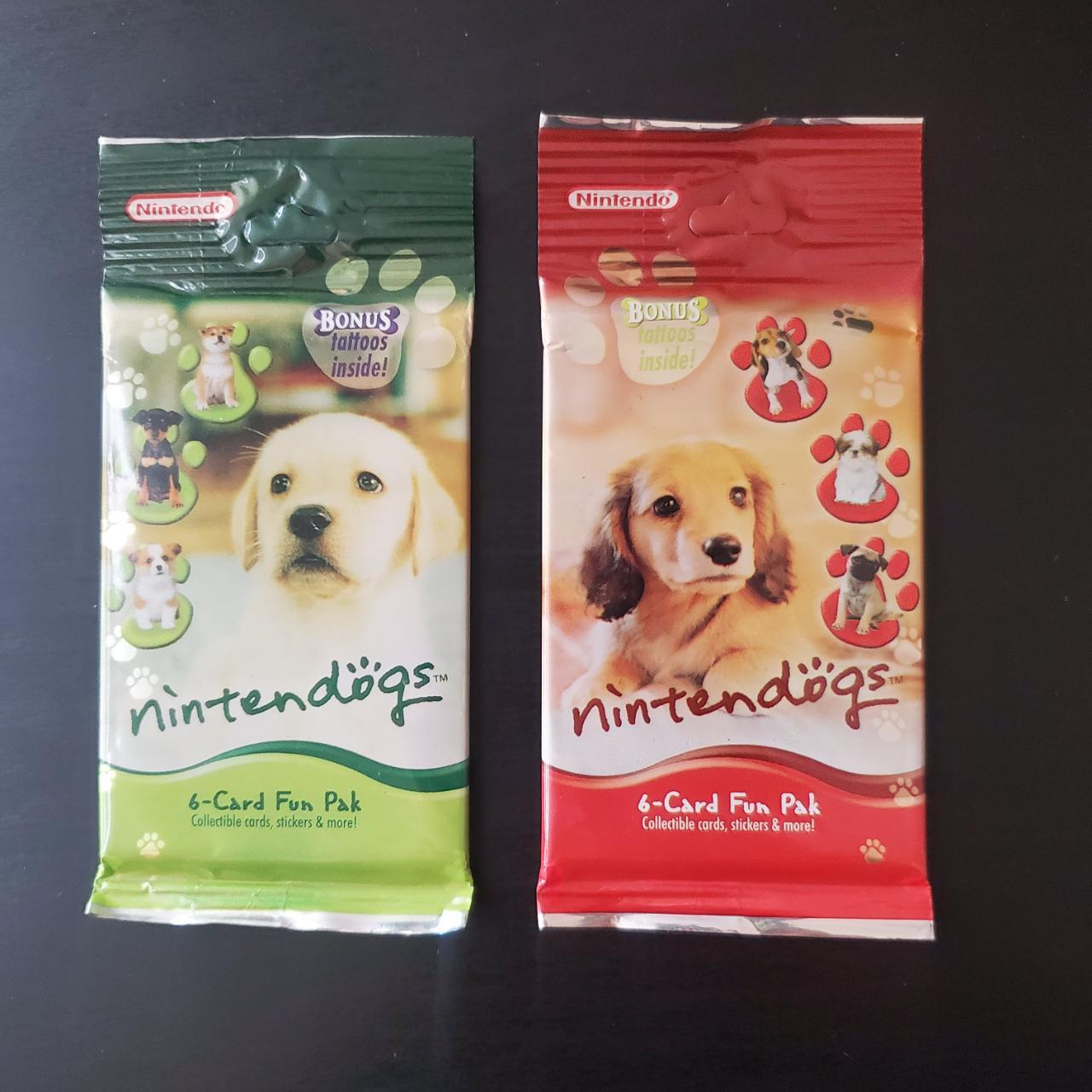 2-Pack of Enterplay Nintendogs 6-Card Fun Pak... - Depop