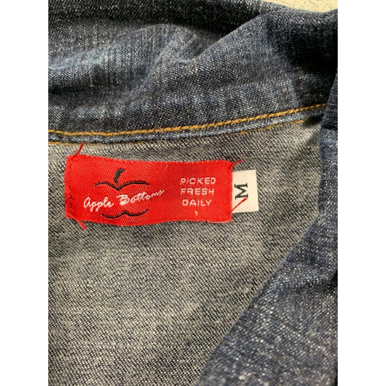 Apple Bottoms Basic Jacket Girl's Medium Blue Denim... - Depop