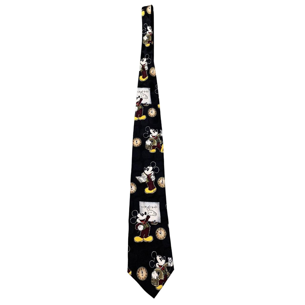 Disney Mickey Mouse Silk Tie By Atlas Design... - Depop