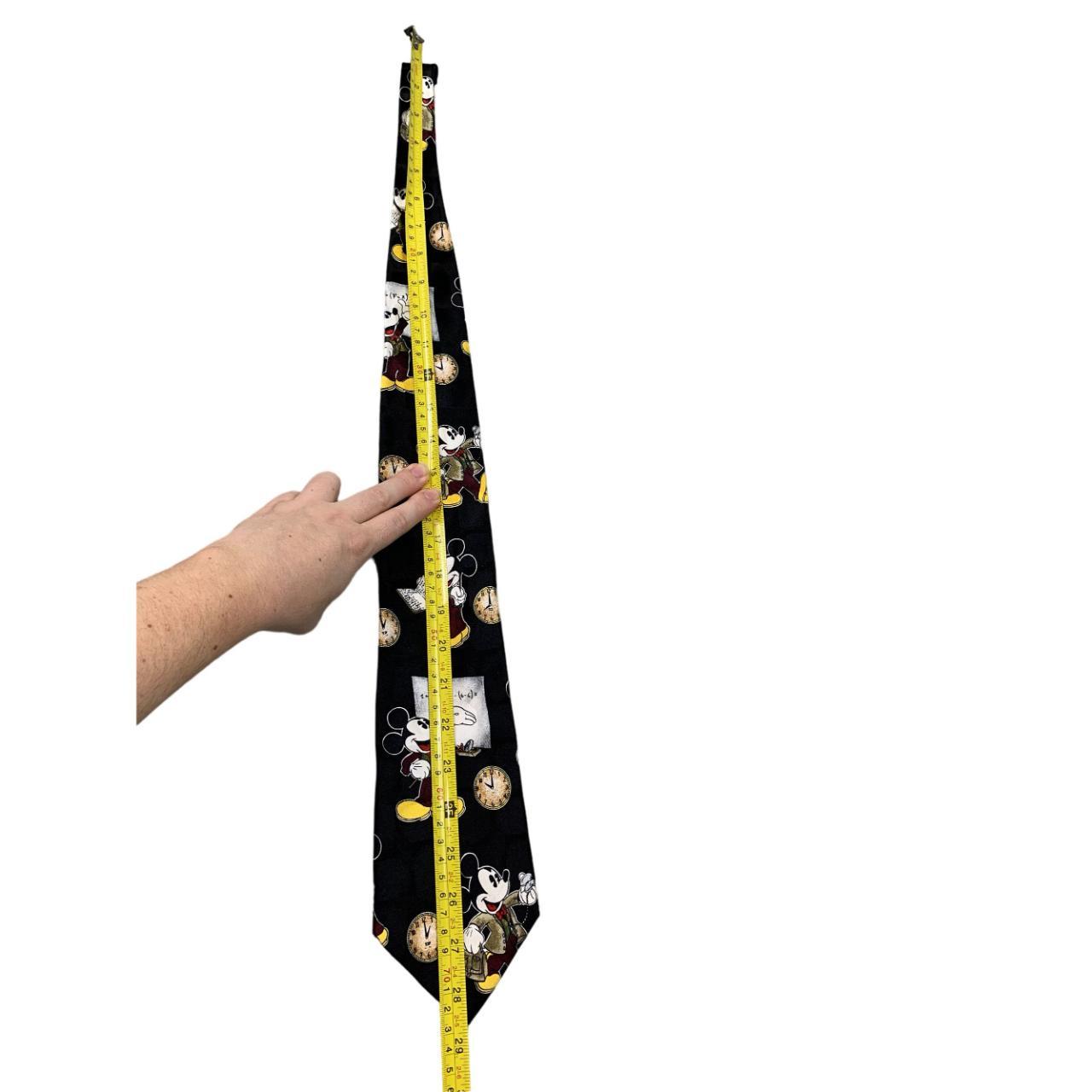 Disney Mickey Mouse Silk Tie By Atlas Design... - Depop