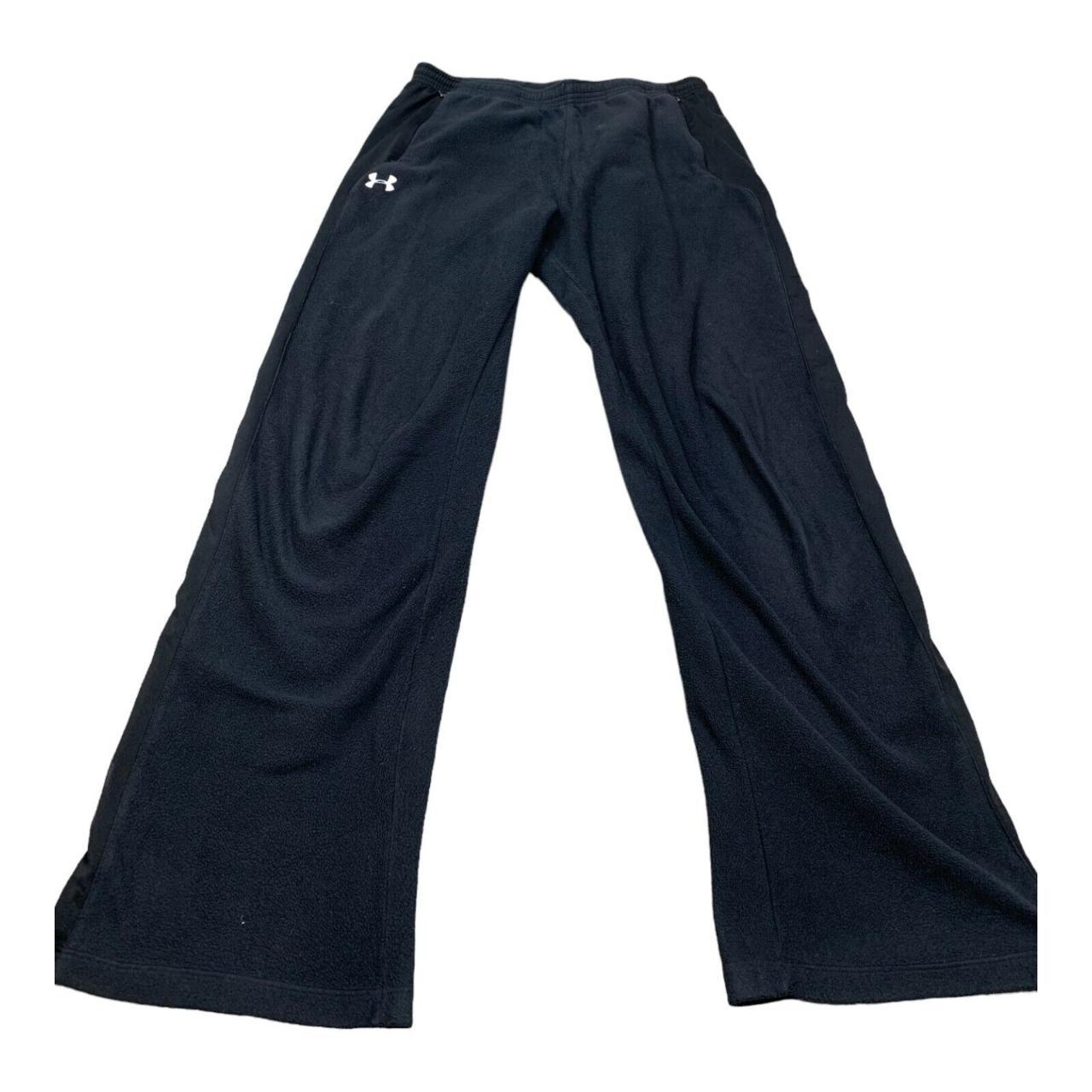 Under Armour Sweatpants Men M Black Fleece Spell Out... - Depop