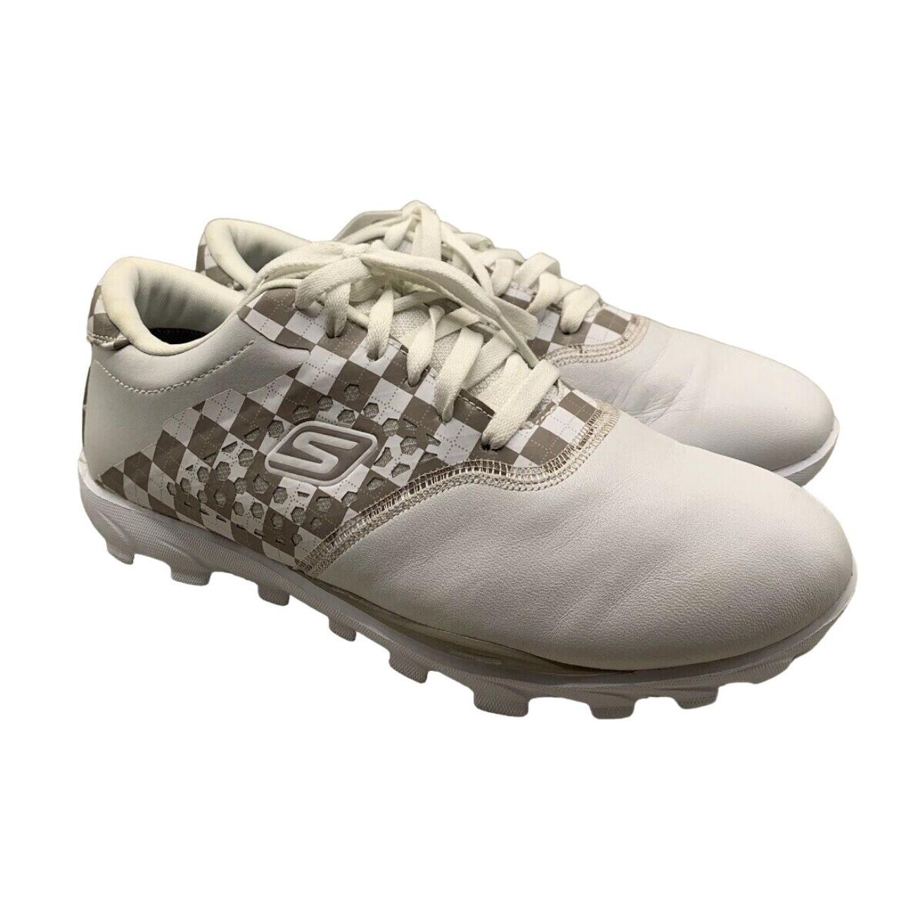 Skechers Go Golf Cleat Shoes Womens 8 Checkerboard... - Depop