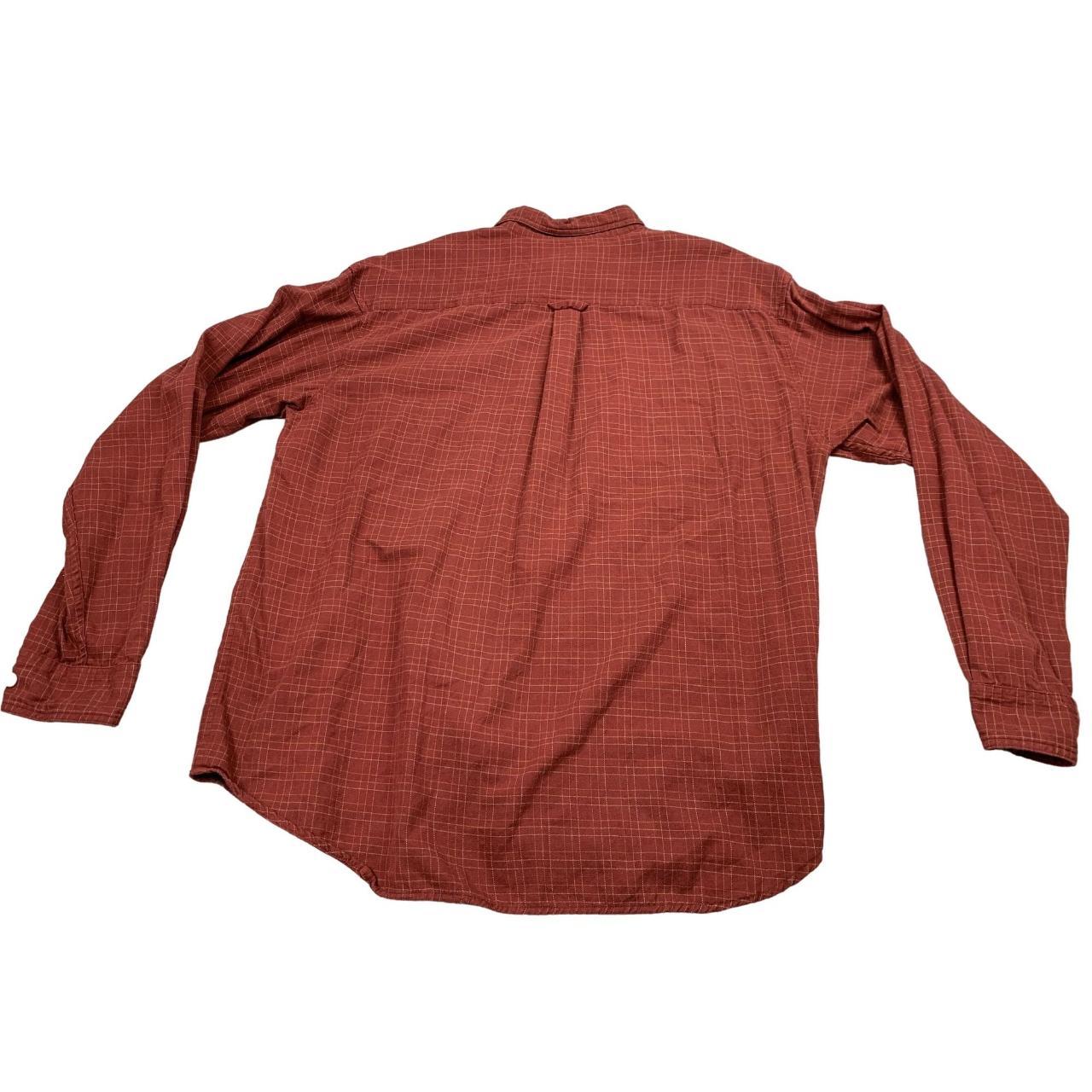 Columbia Mens Large Red Plaid Gingham Print Long... - Depop