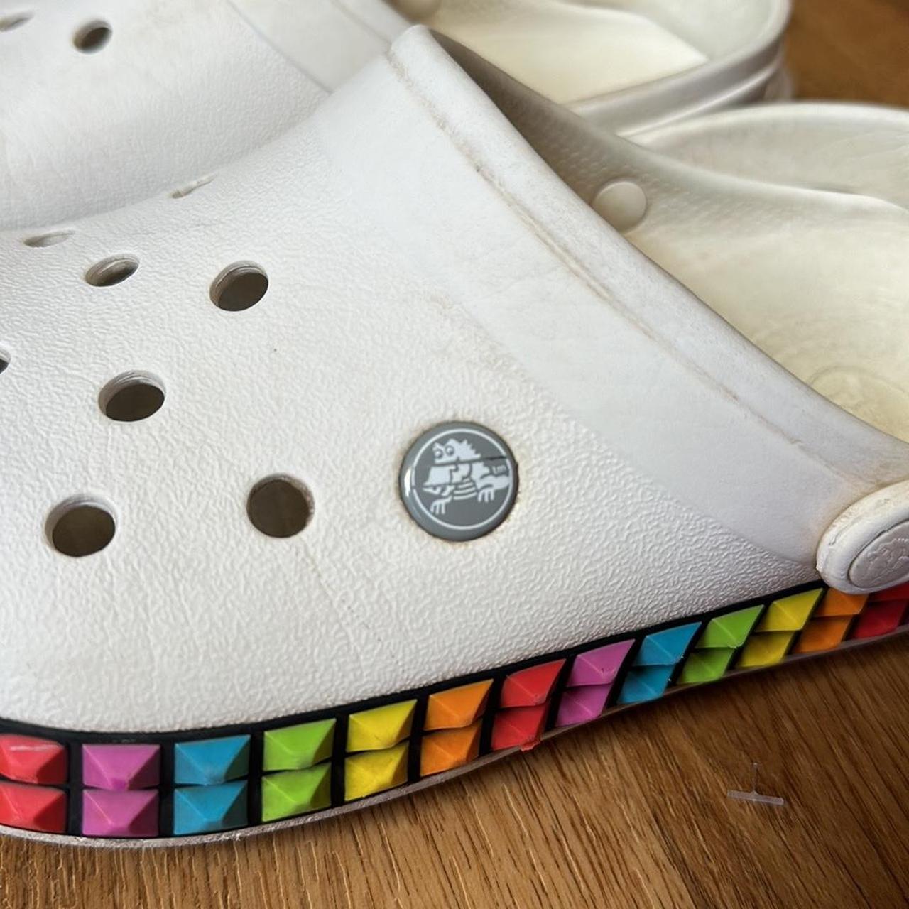 Crocs Crocband 3D Shapes Clog Rainbow. These are in... - Depop