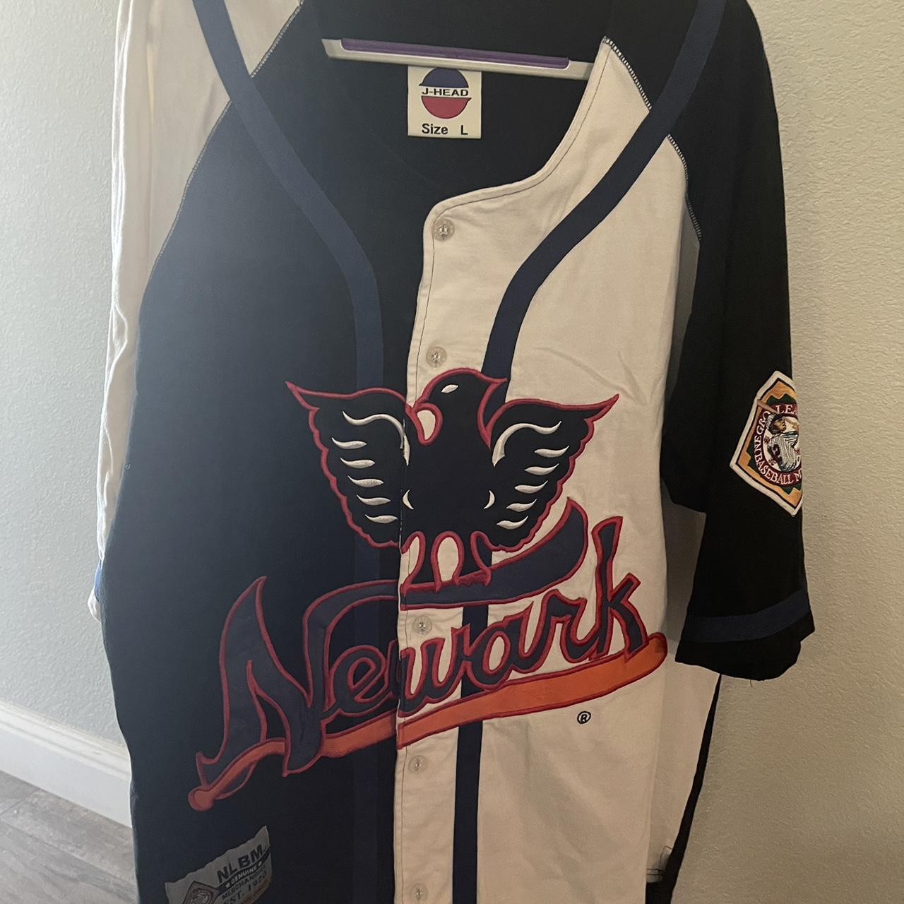 Vintage Newark National Negro Baseball Team Jersey... - Depop