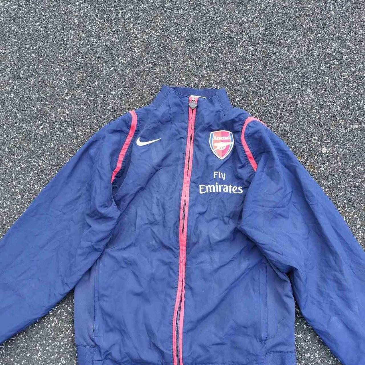 vintage Nike Arsenal windbreaker jacket football | Depop