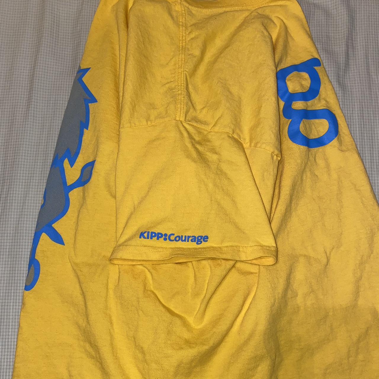 Yellow & Blue Grit Courage Lion t-shirt #drip #bihshirt - Depop