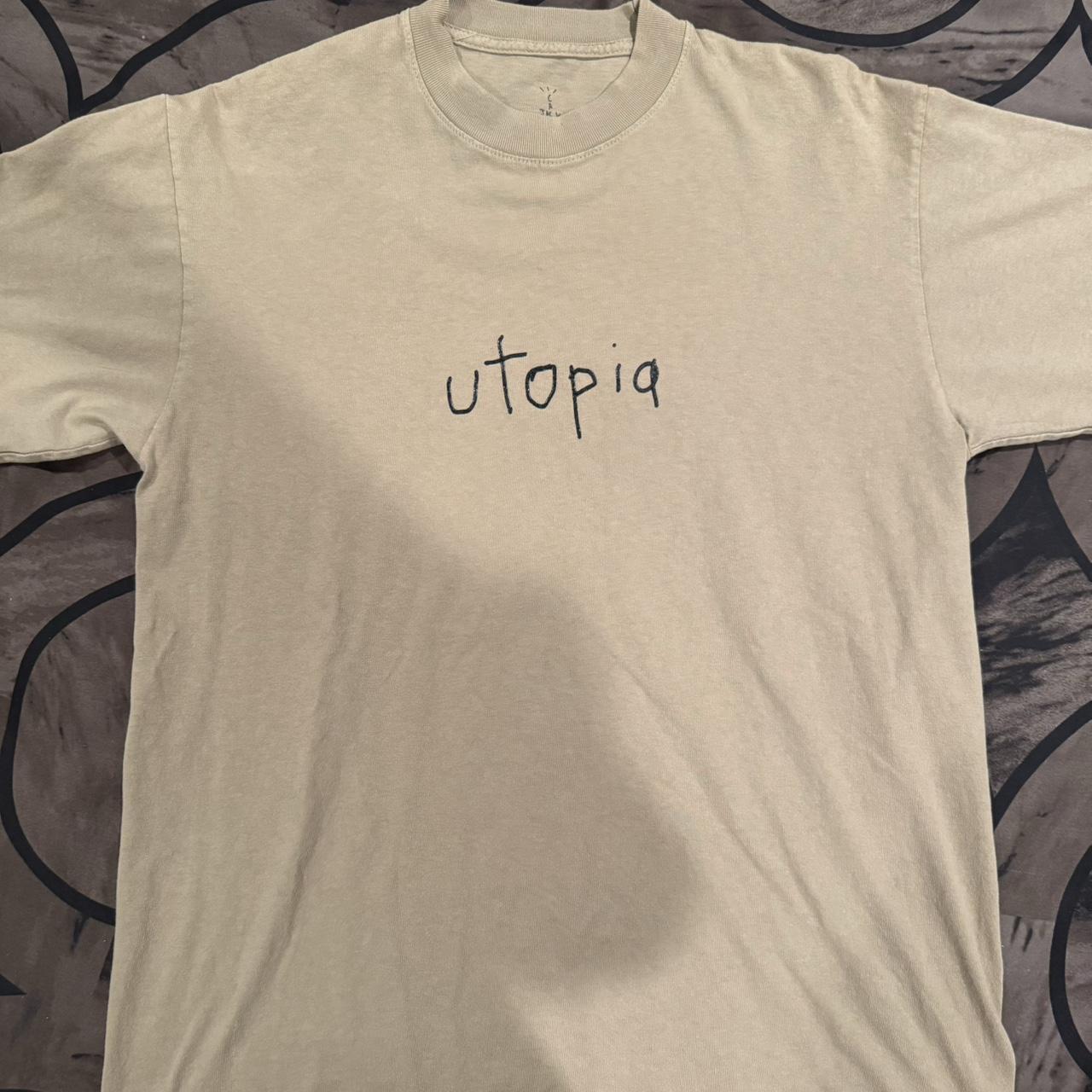 Travis Scott Utopia Tee Size Small Used but super... | Depop