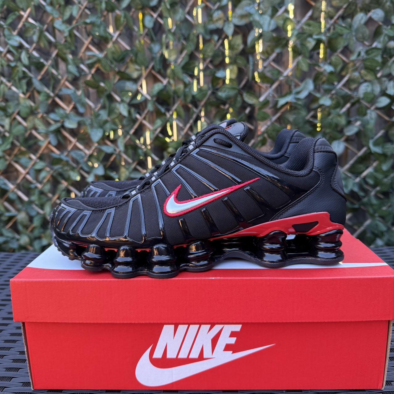 Men’s Nike Shox Size US 11 Black/Metallic... - Depop