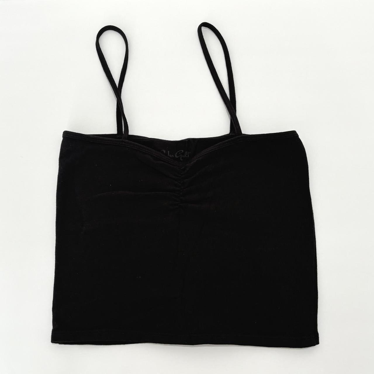 brandy melville black faye tank top - Depop
