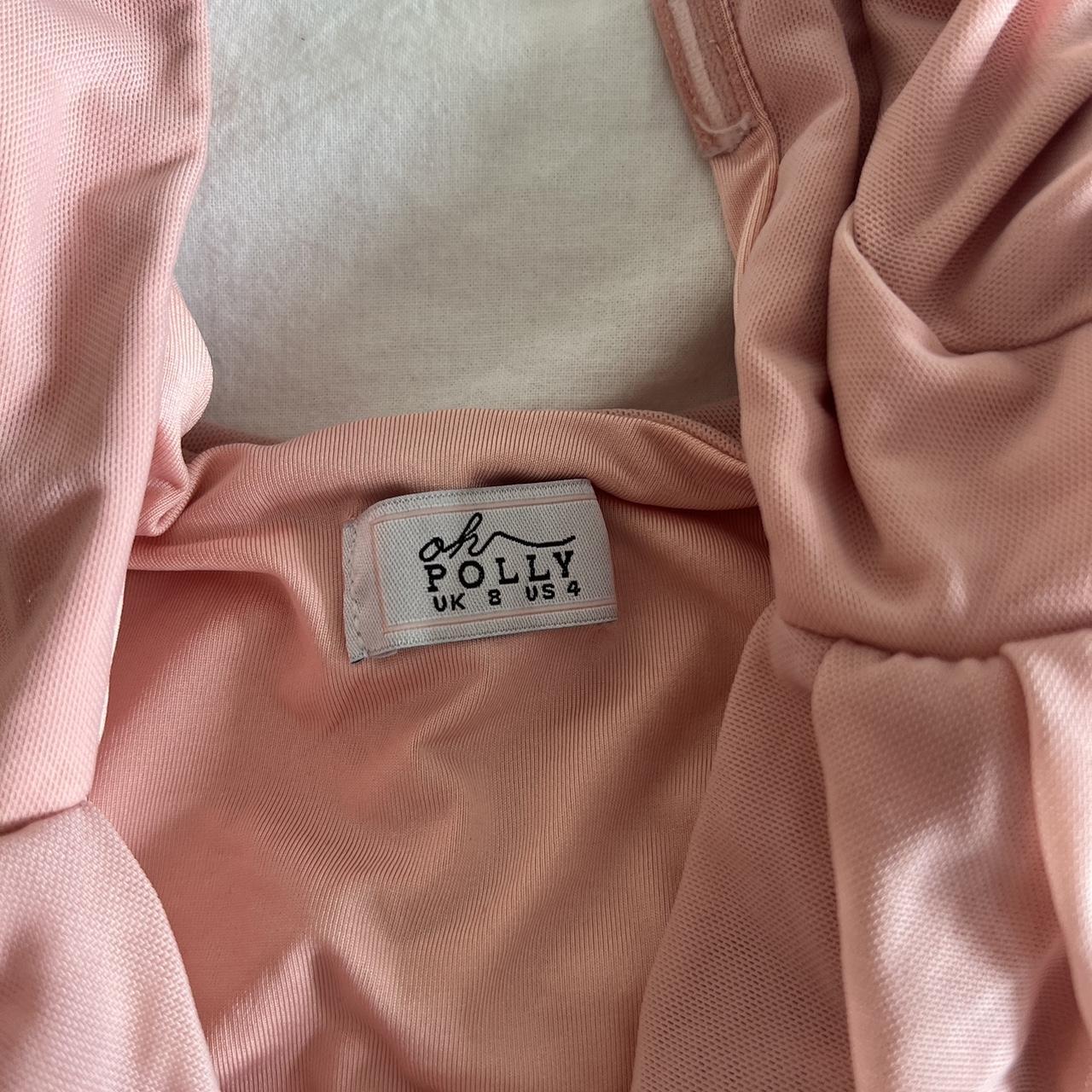 Oh Polly Long Lasting Long Sleeve Mesh Mini Dress in... - Depop