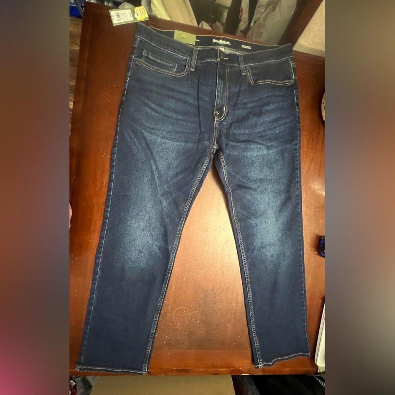 BNWT good fellow and co 38x30 blue jeans work career... - Depop