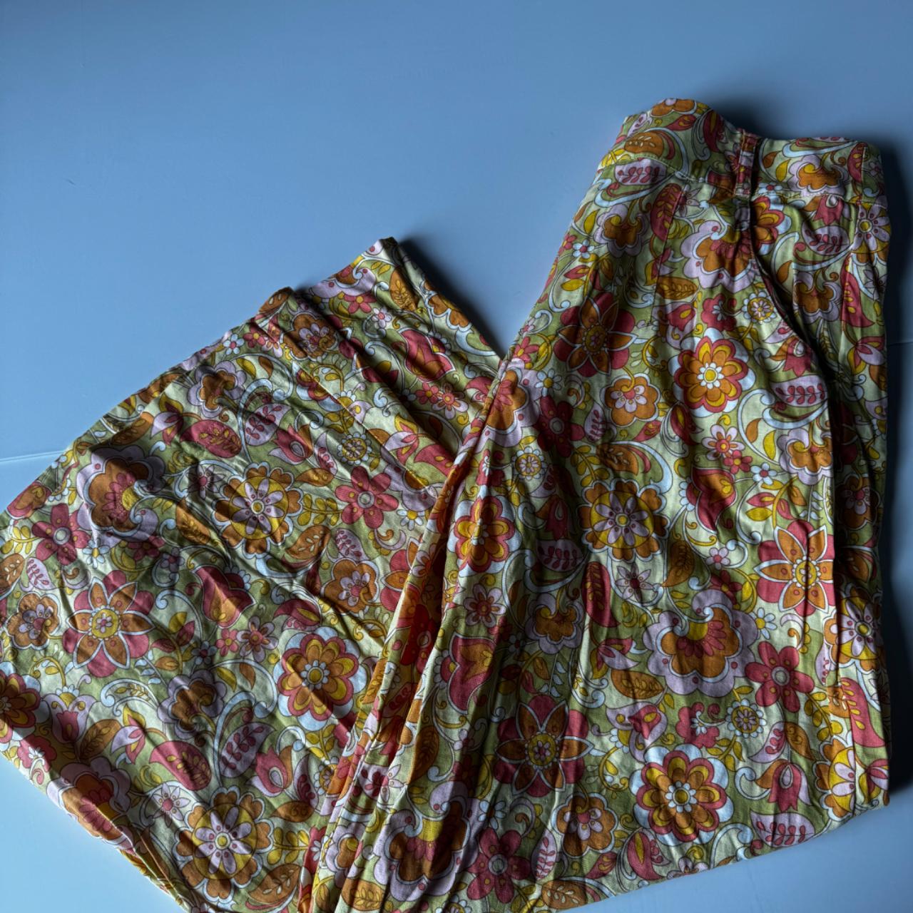 Ghanda flower power pants worn once Size 14 - Depop
