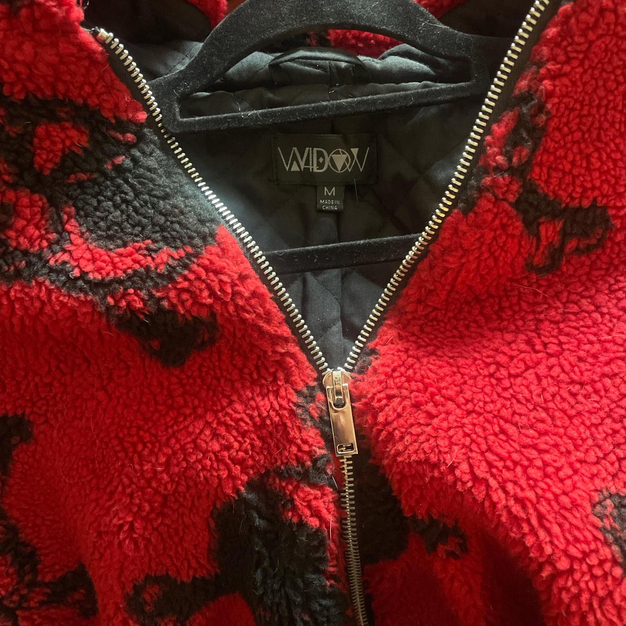 Widow by dollskill Red and black goth jacket. With... - Depop