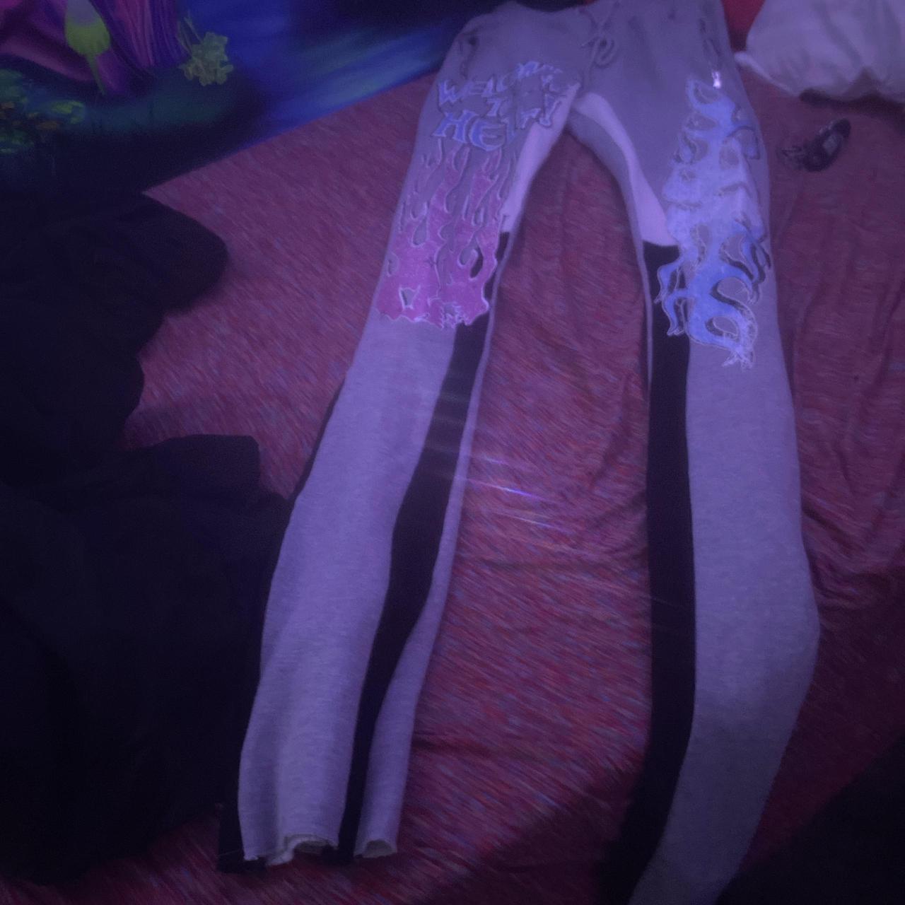 Rockstar original stacked sweats size M little fading - Depop