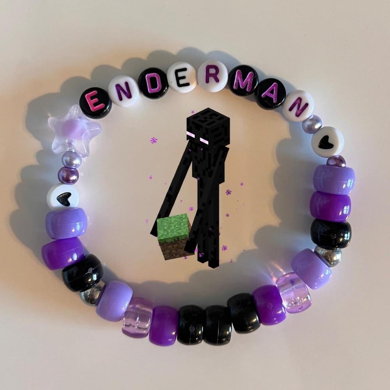 MINECRAFT enderman bracelet merch! 🖤💜 #minecraft... | Depop