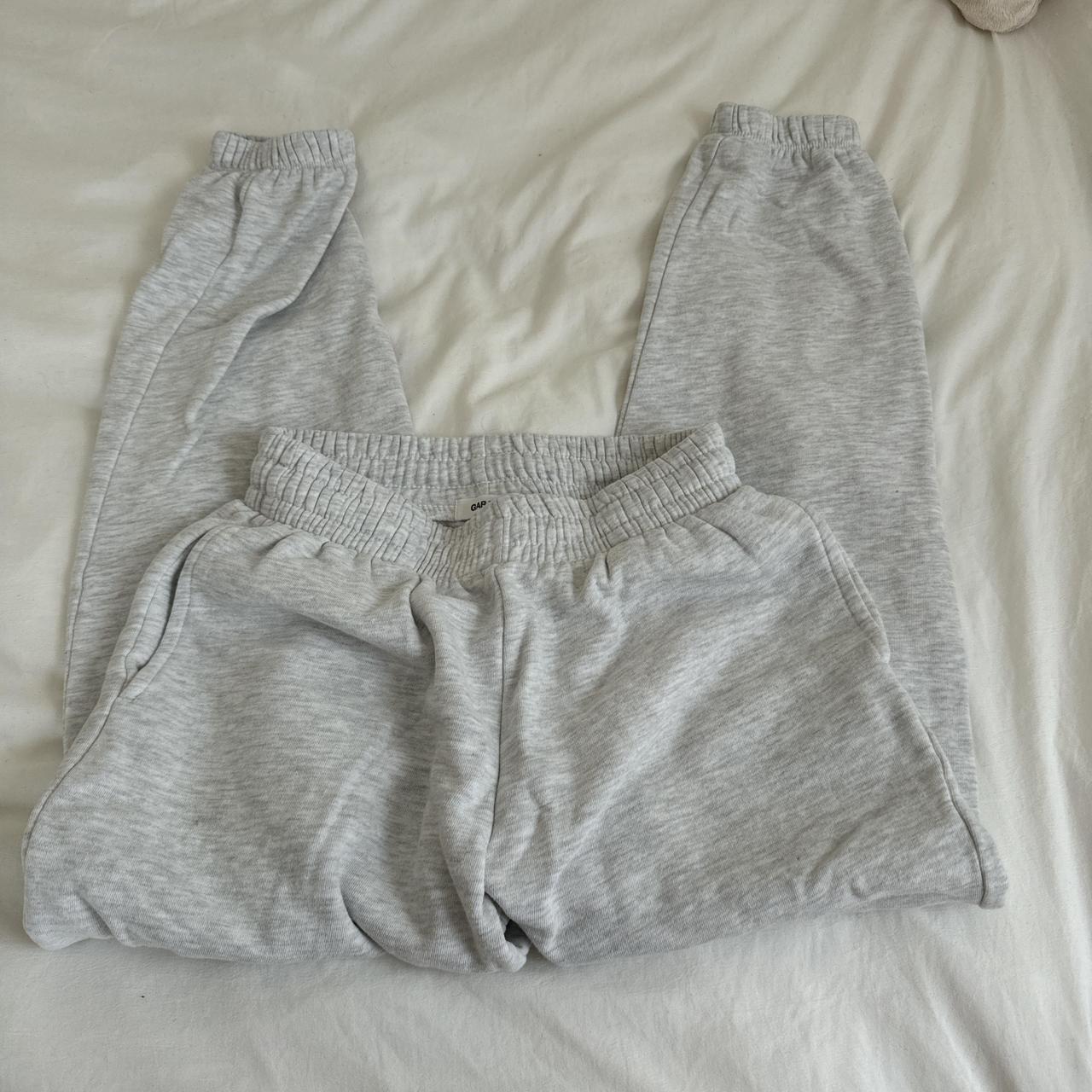 Grey joggers with inside draw string - super comfy... - Depop