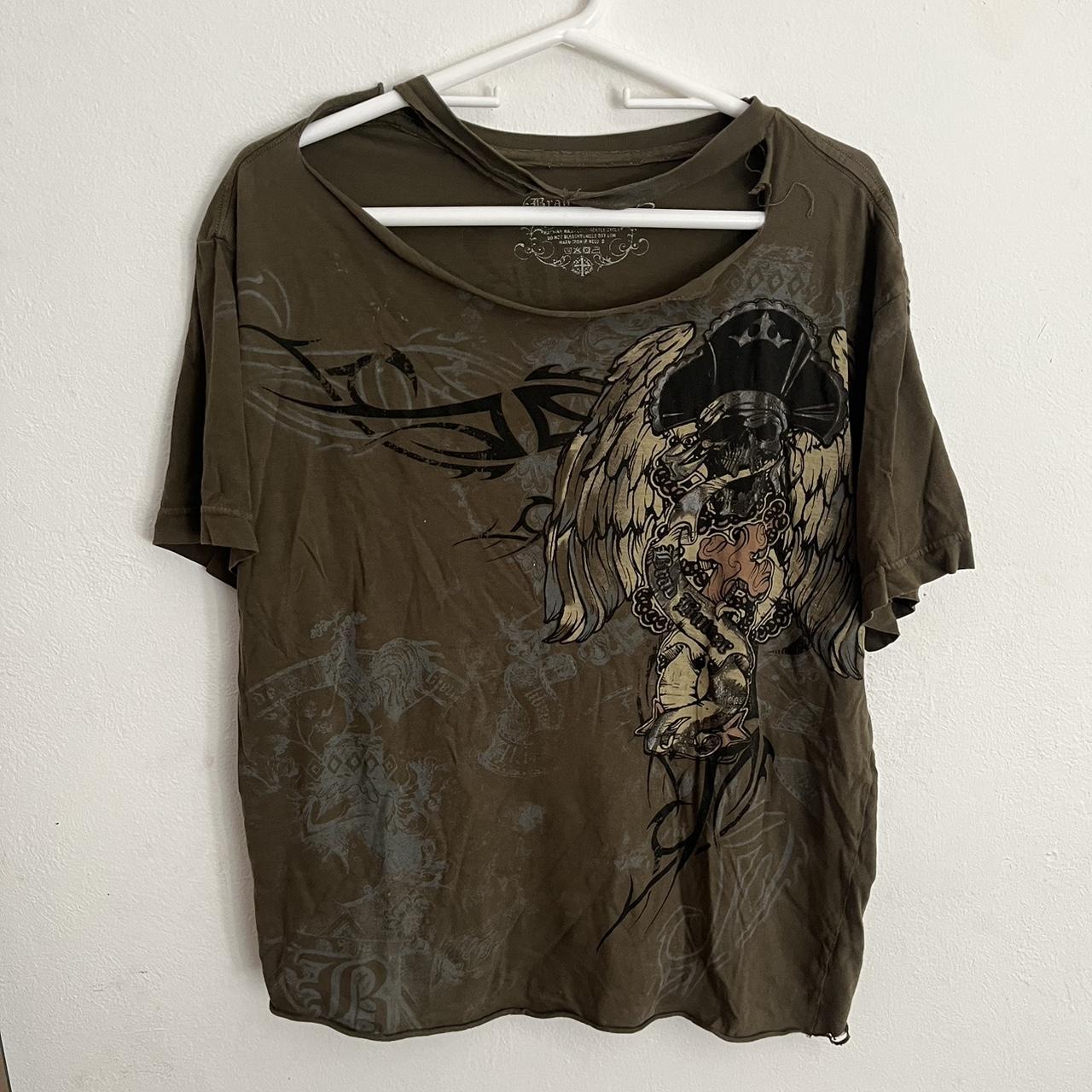 Vintage Brad Butter T-shirt. Top seems to have been... - Depop