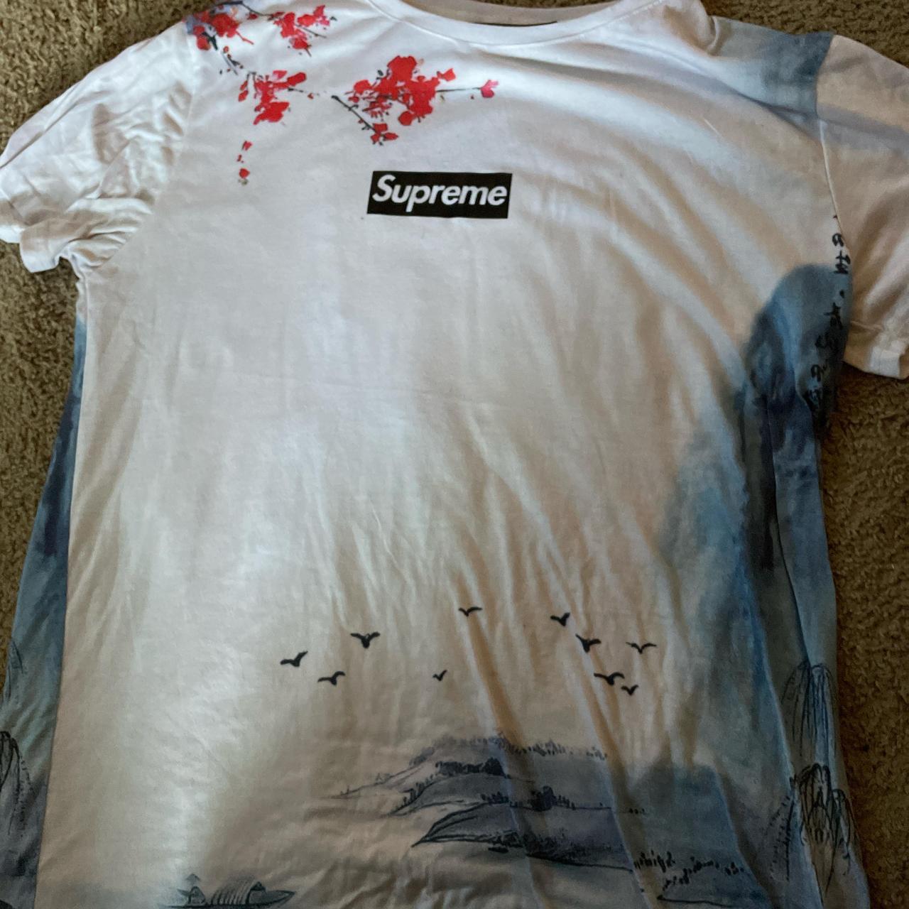 Japan Supreme Bogo tee (Sorry about the wrinkles)... - Depop