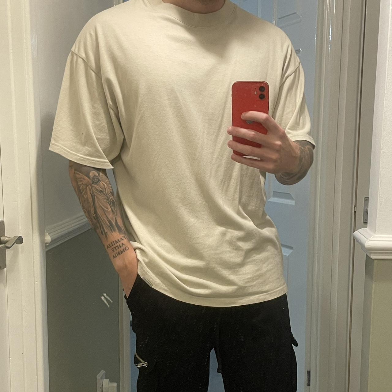 Represent Blank Tee Size L Worn but great... - Depop