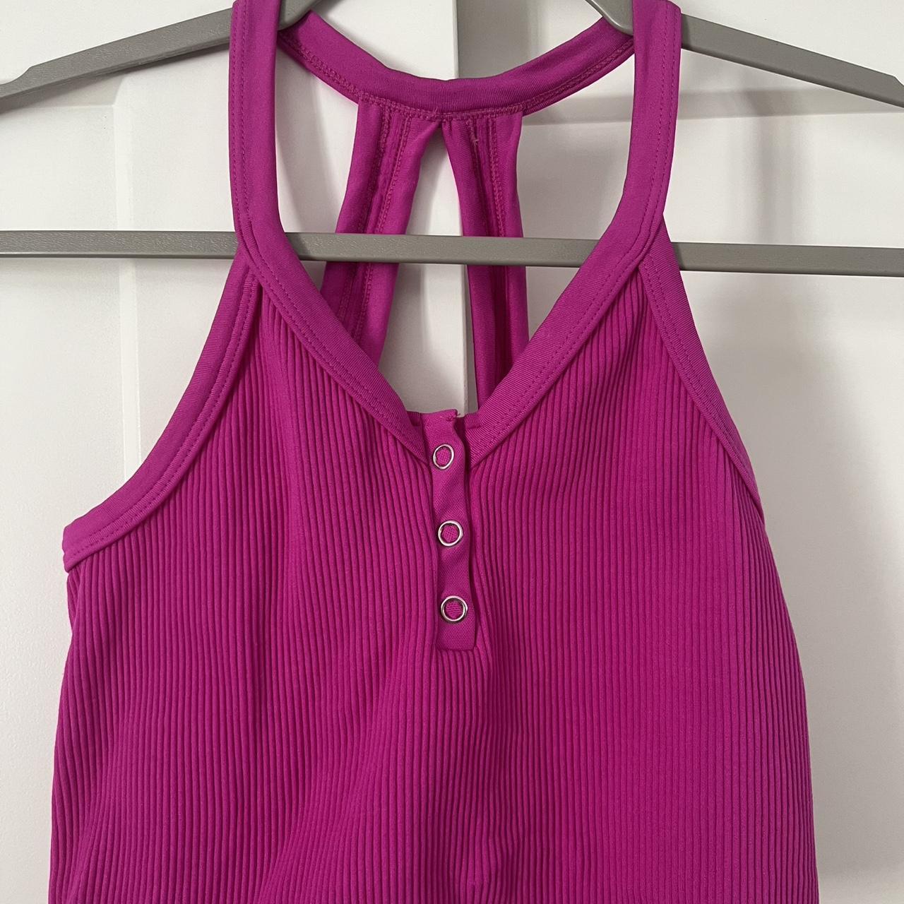 Free People movement small magenta cropped workout... | Depop