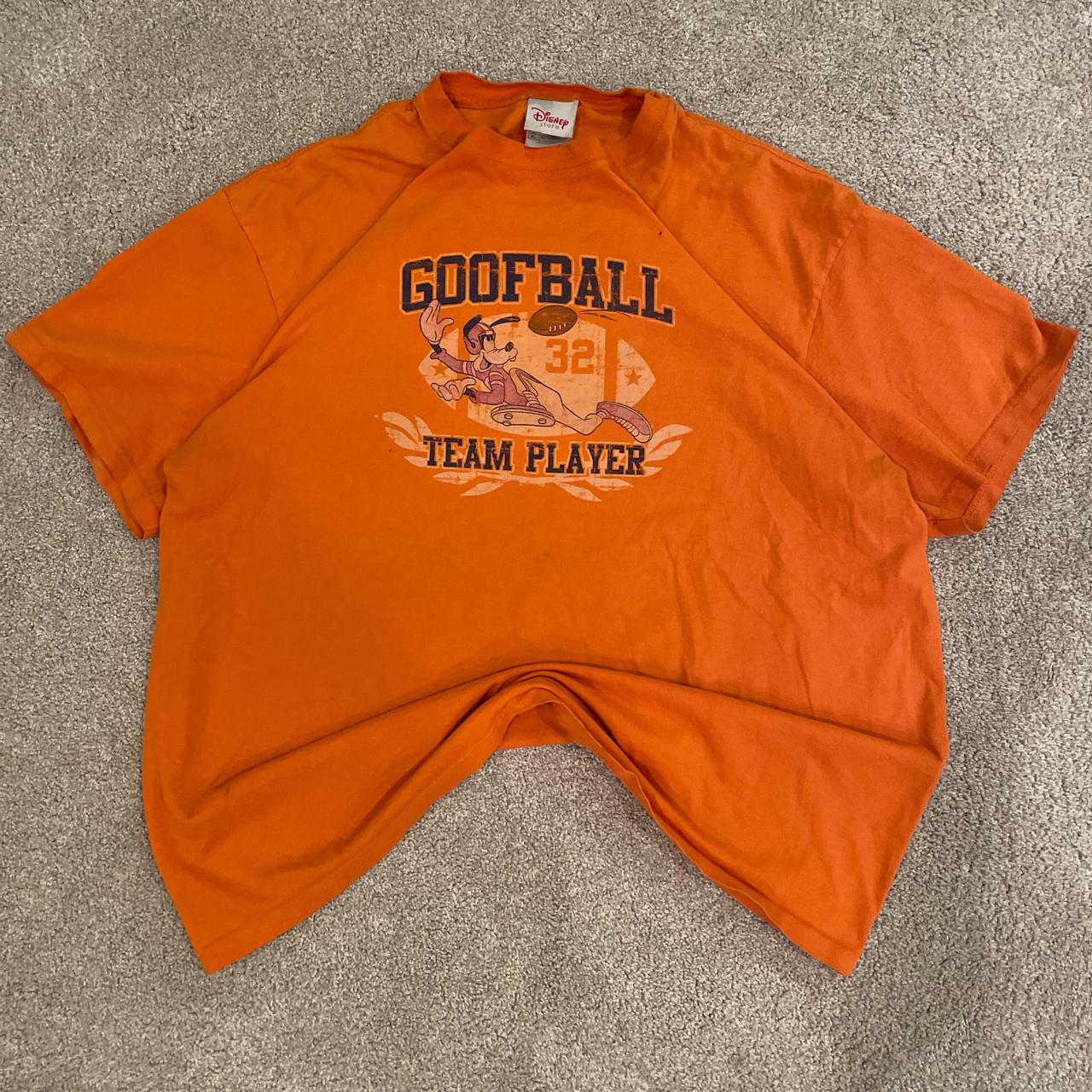 Vintage y2k funny Disney Goofball Goofy t-shirt size... | Depop