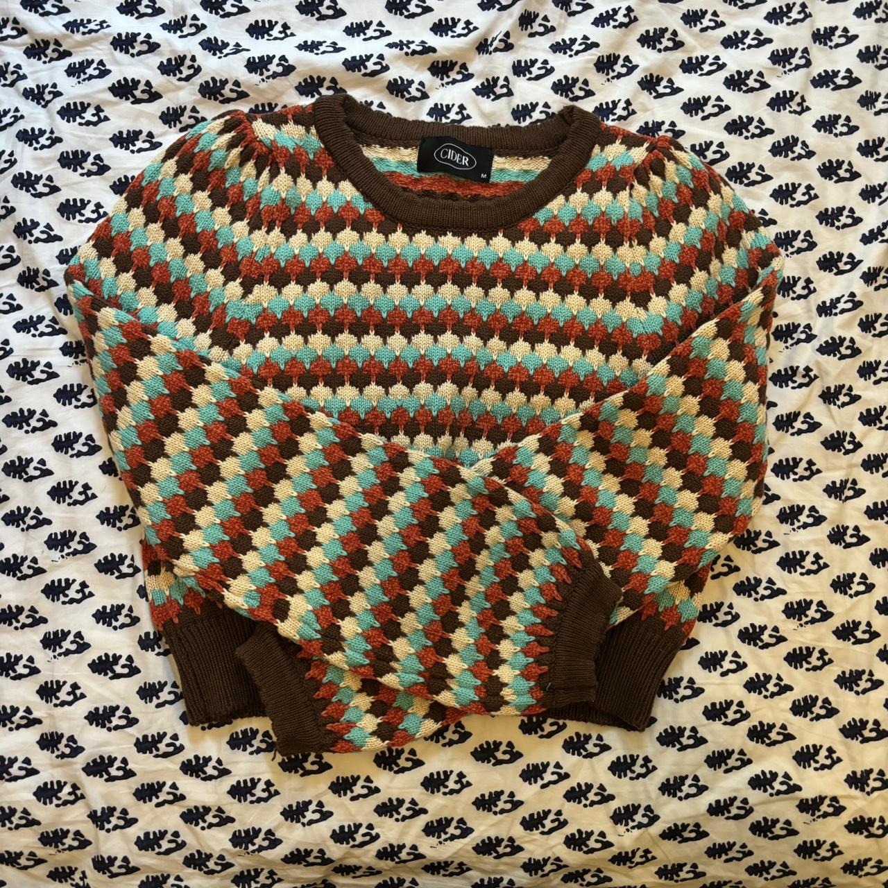 Cropped Sweater Cider - Depop