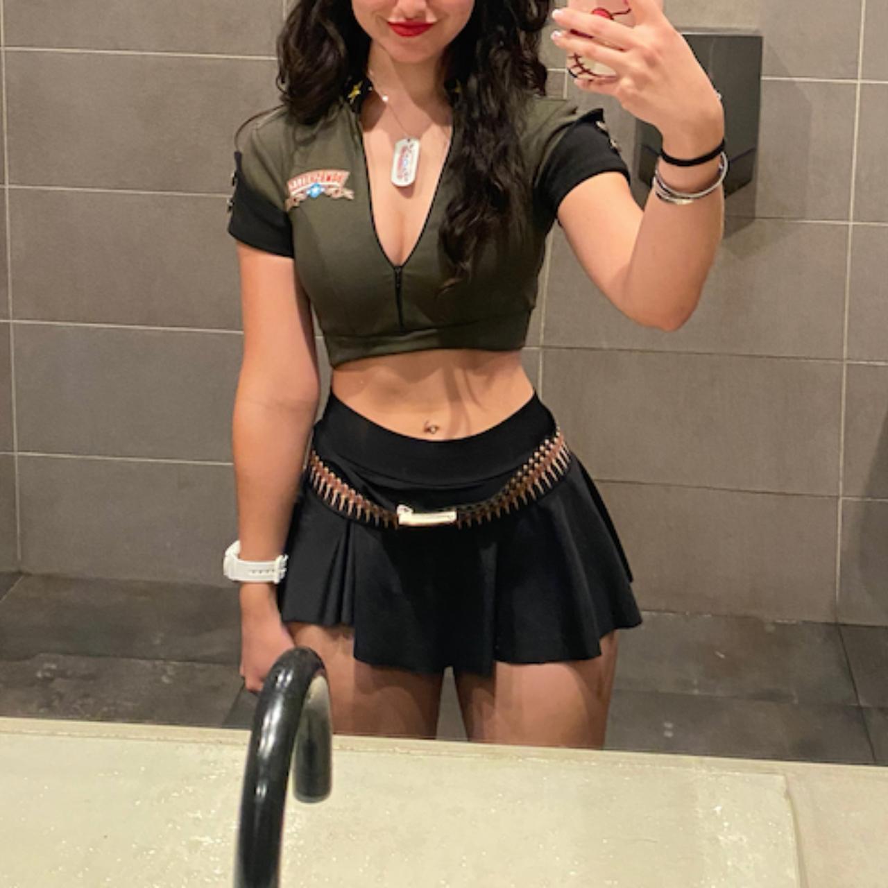 Bombshells uniform worn by an actual bombshell 💋... - Depop