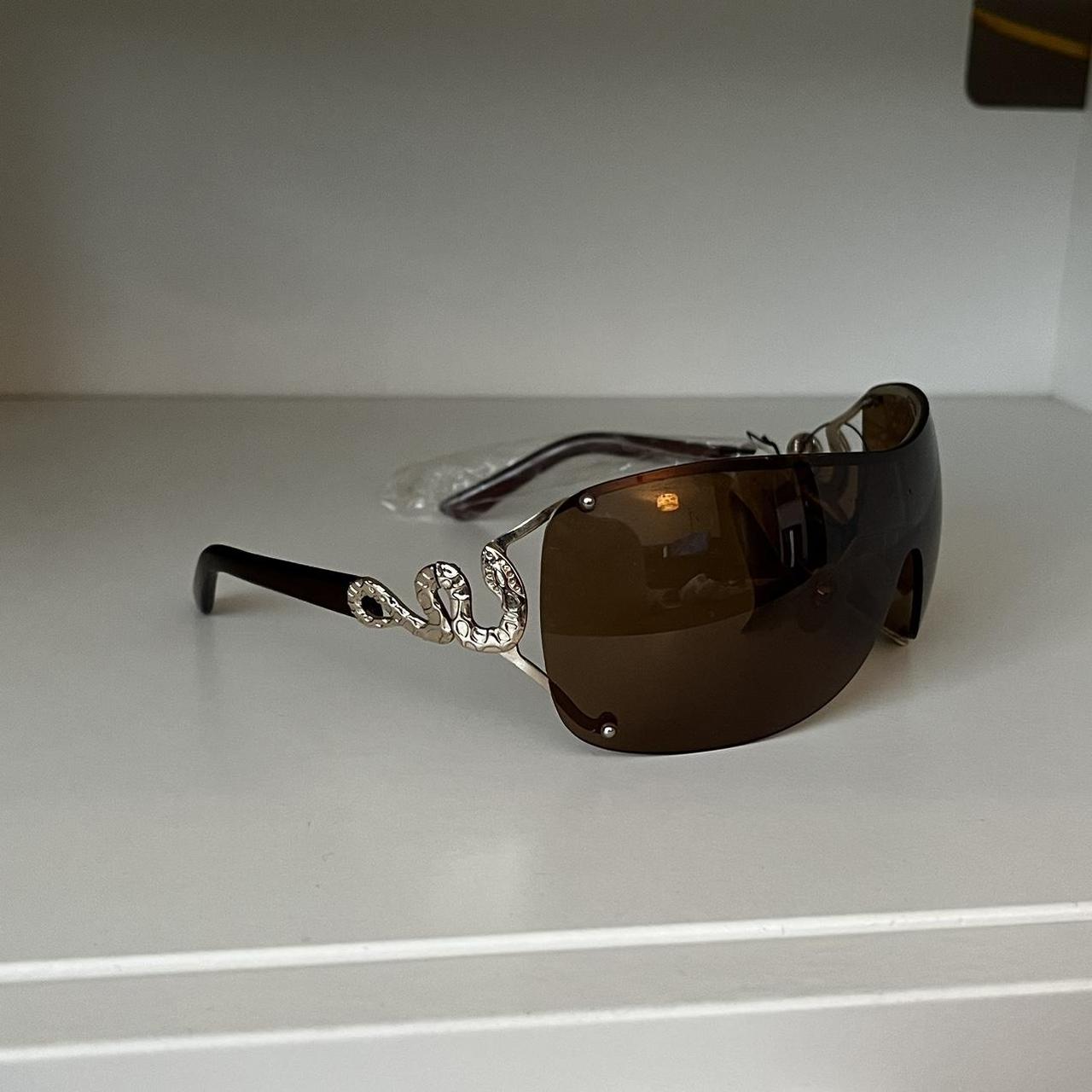 🤎 90’s Roberto Cavalli Snake Sunglasses 🤎 NWT,... - Depop